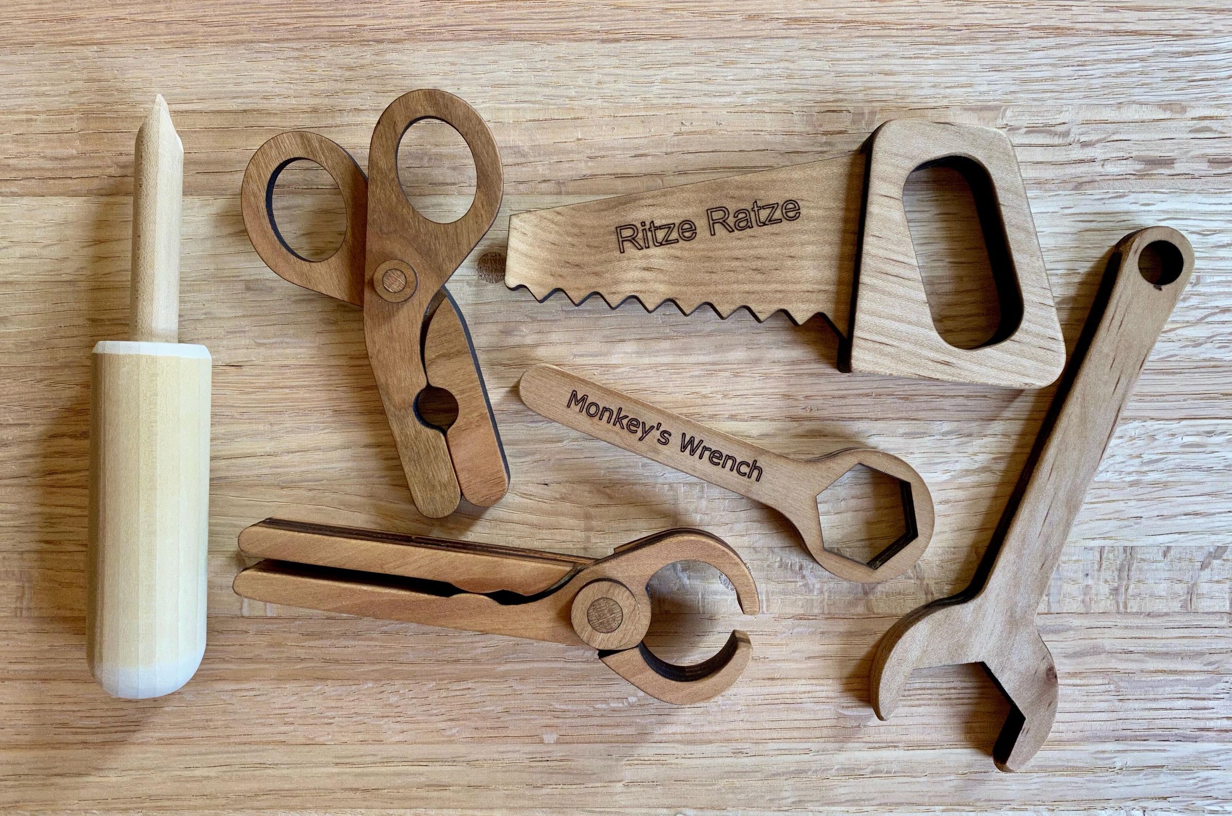 Toy Workbench With Lots of Wooden Tools : 16 Steps (with Pictures ...