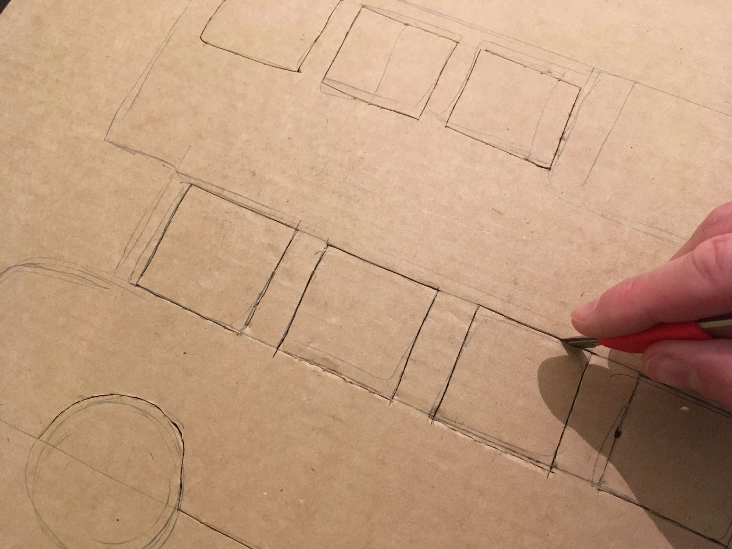 Cardboard Box Bus - for a Toy Ride : 16 Steps (with Pictures ...