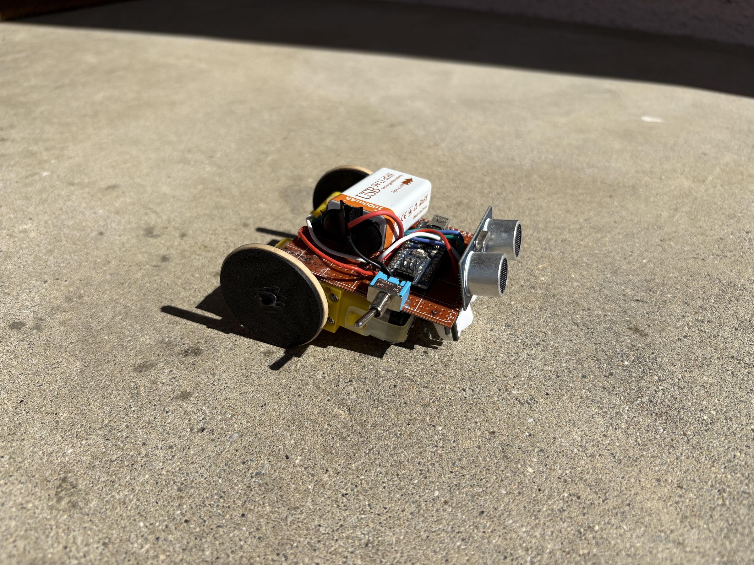 Simple Ultrasonic Arduino Robot That Avoids Walls : 4 Steps (with ...