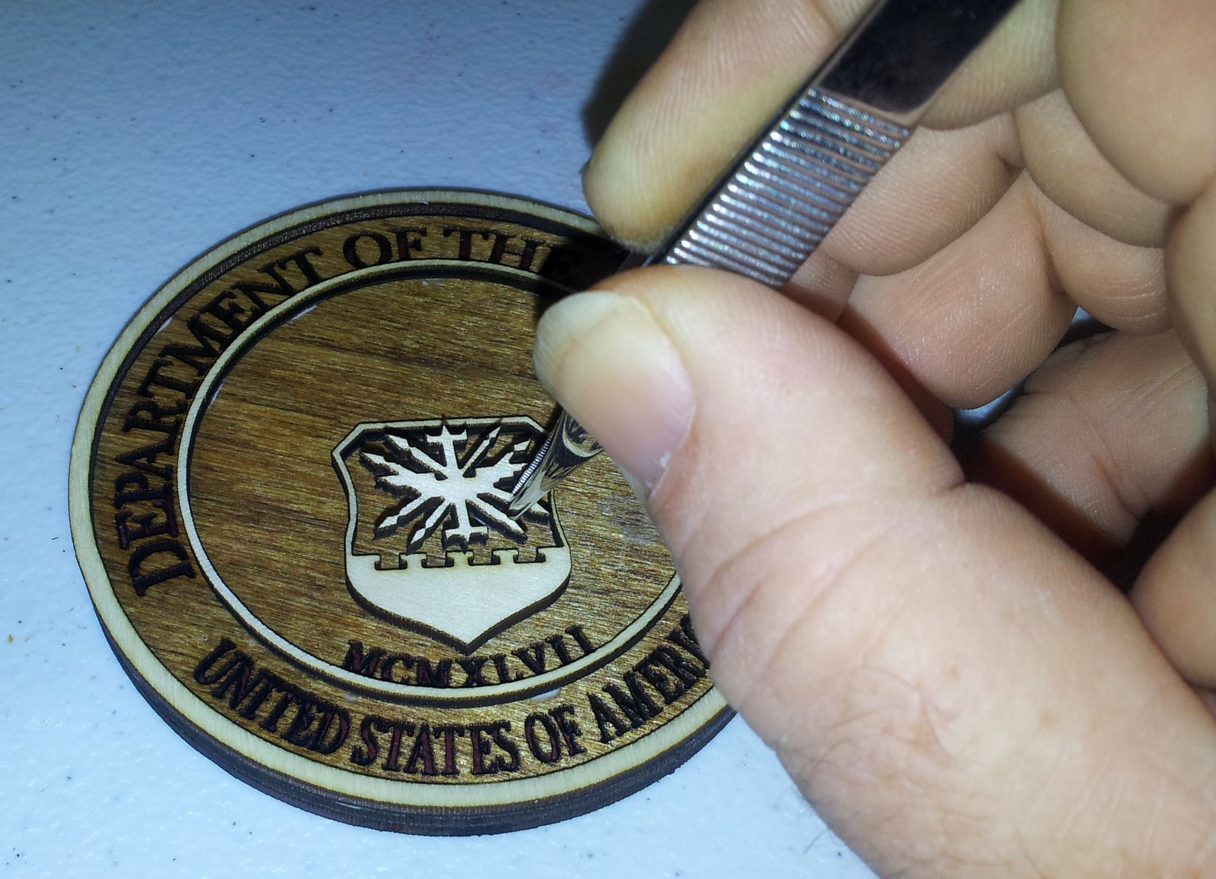Laser Cut Air Force Emblem : 3 Steps - Instructables
