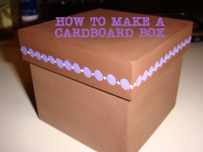 How to Make a Cardboard Box From Recycled Cardboard : 5 Steps ...