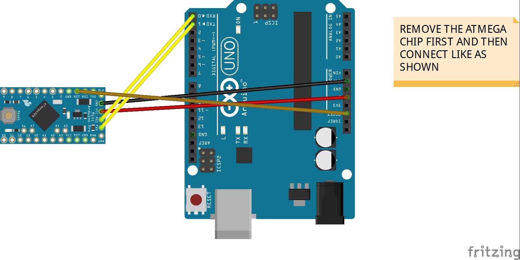 Uploading Codes In Arduino Pro Mini Through Uno R3 How To Upload The