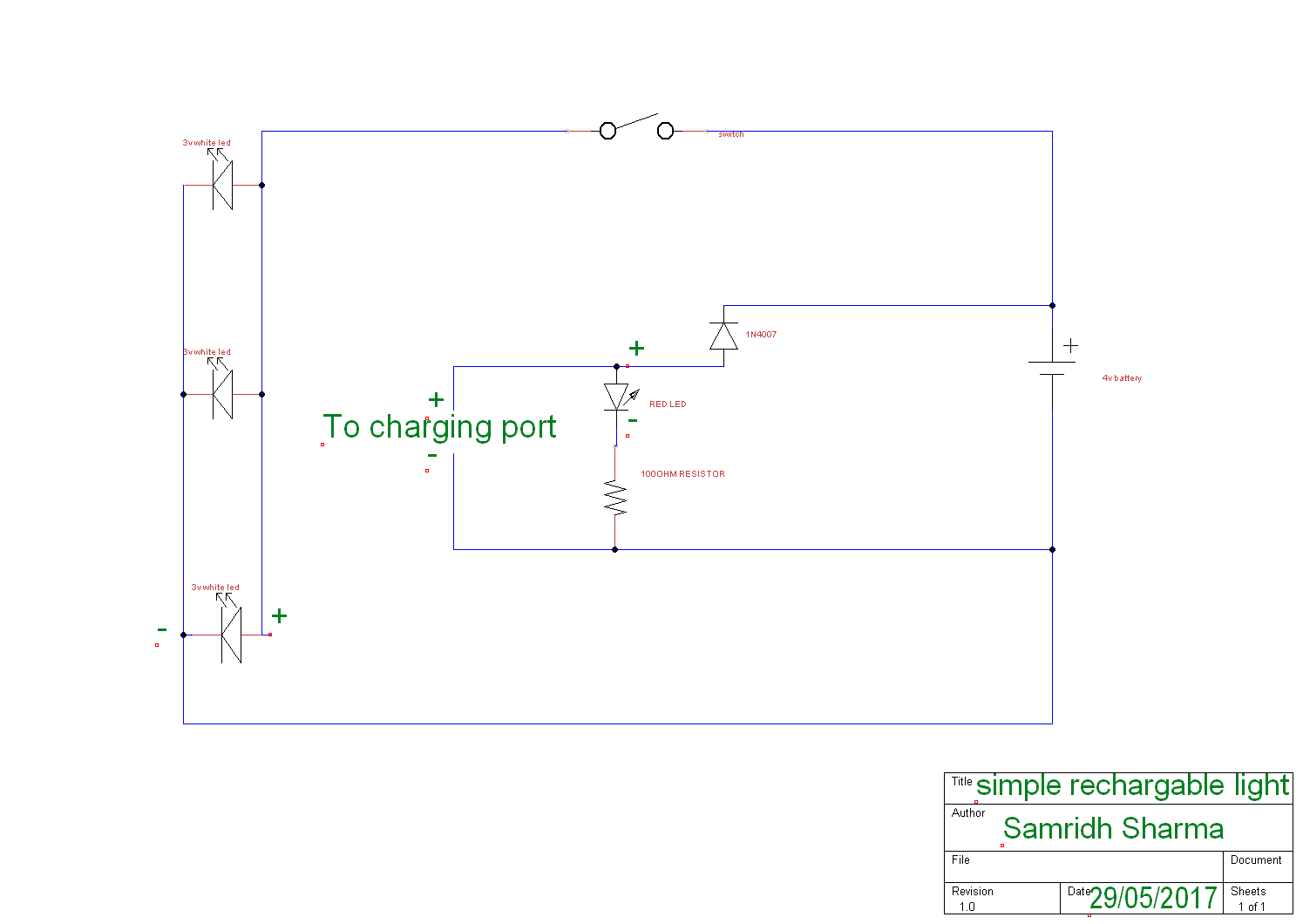 Simple Rechargable Light : 3 Steps - Instructables