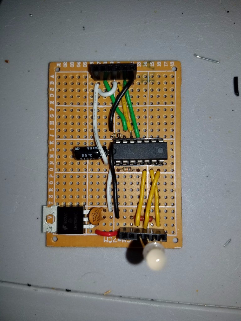 Built In Hackduino Arduino Ultrasonic Parking Guide 7 Steps With