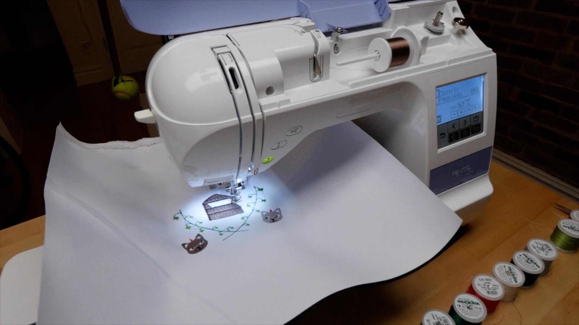 Birthday Machine Embroidery With LEDs : 6 Steps (with Pictures ...