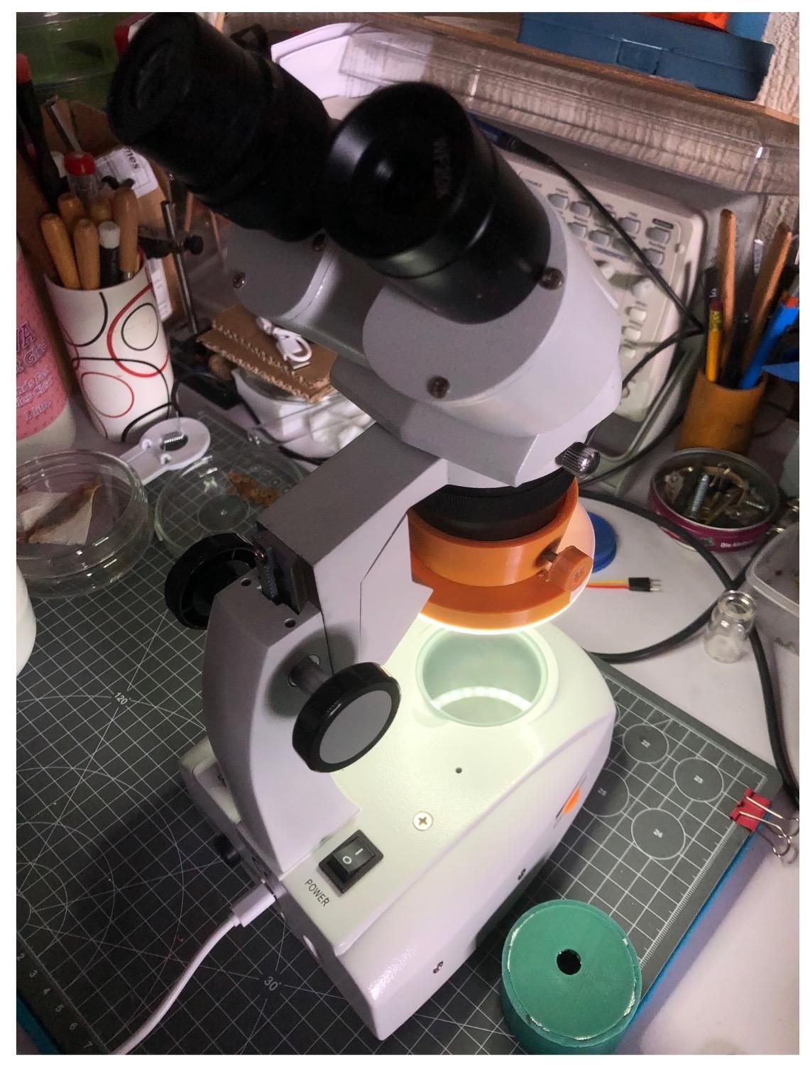 New Lights to an Old StereoMicroscope : 6 Steps (with Pictures ...