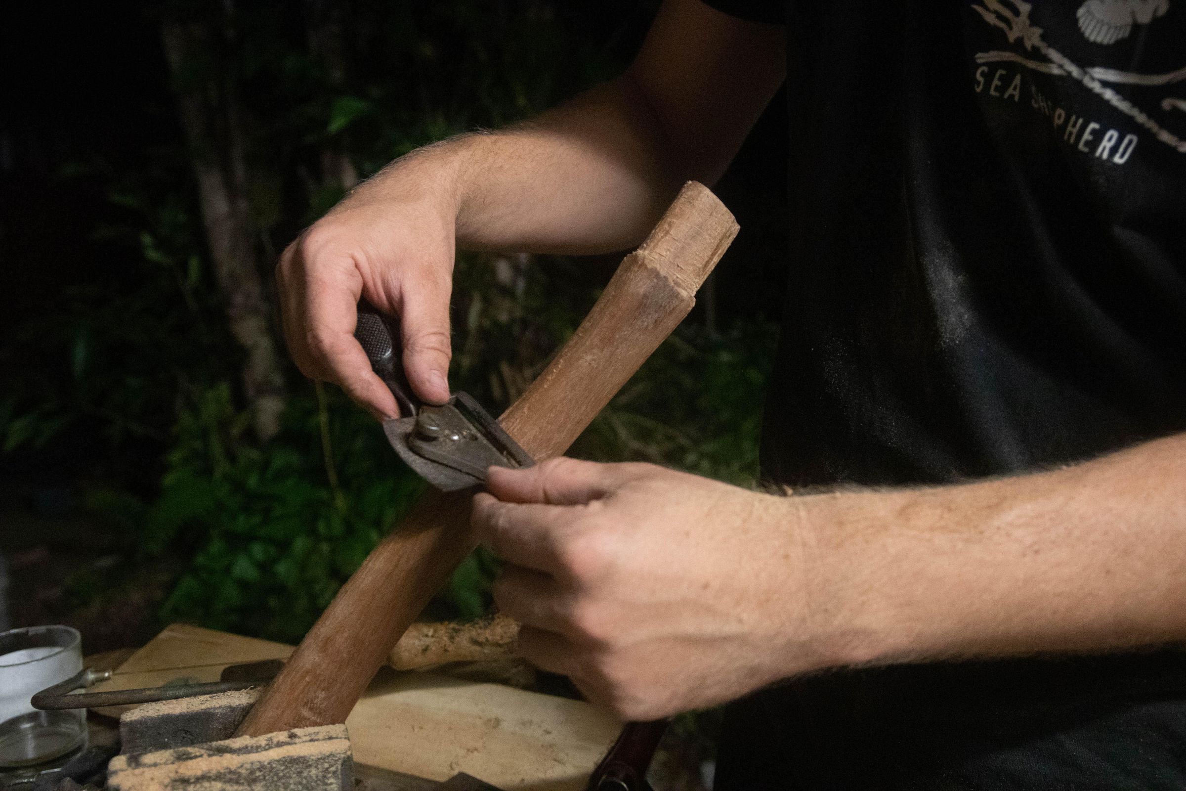 Axe Made From Bike Chain and an Old Rasp. Aka: Mad Maxe! : 13 Steps ...