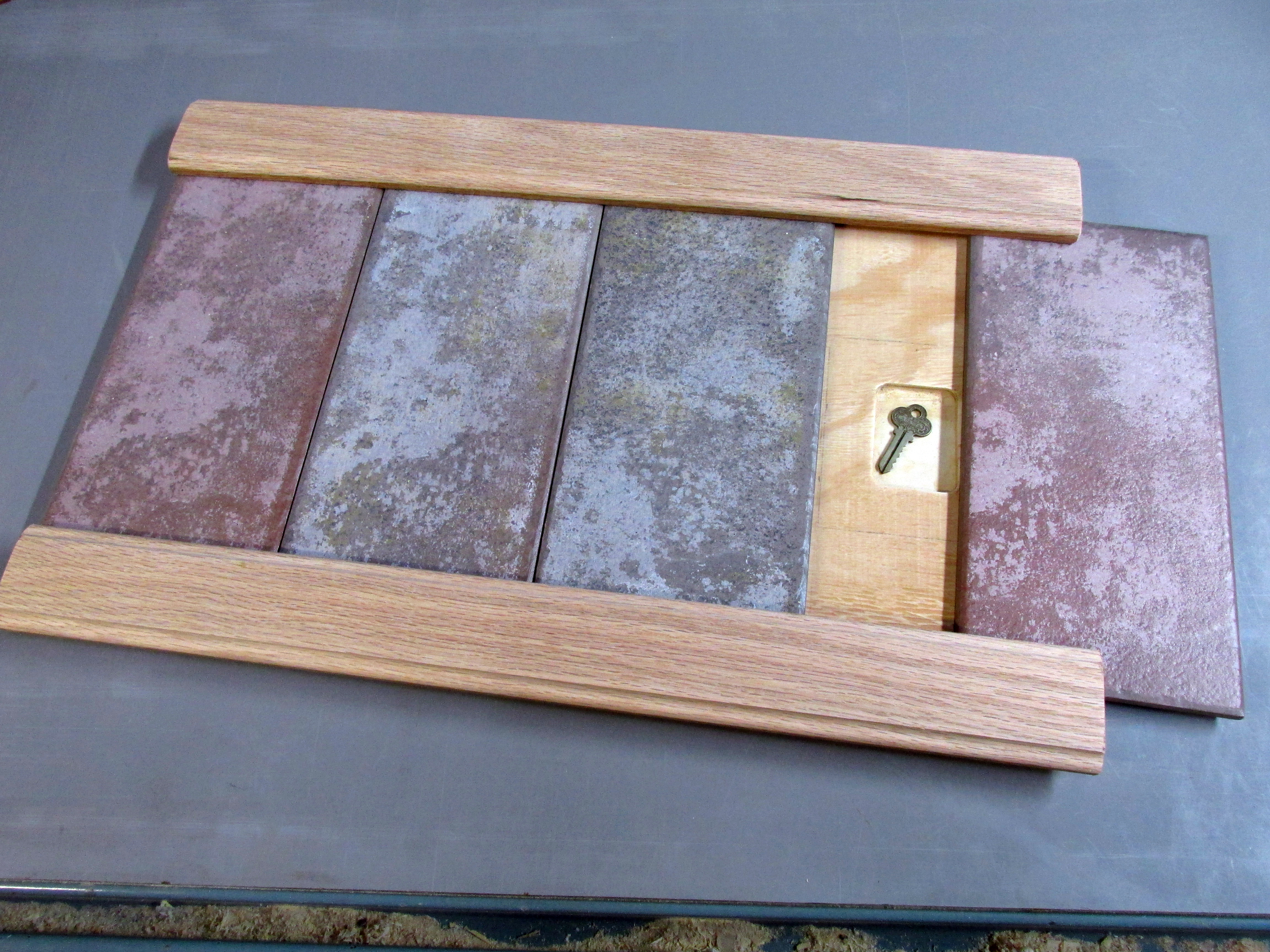 Hand Made Address Plaque With Glowing Numbers & Secret Compartment ...