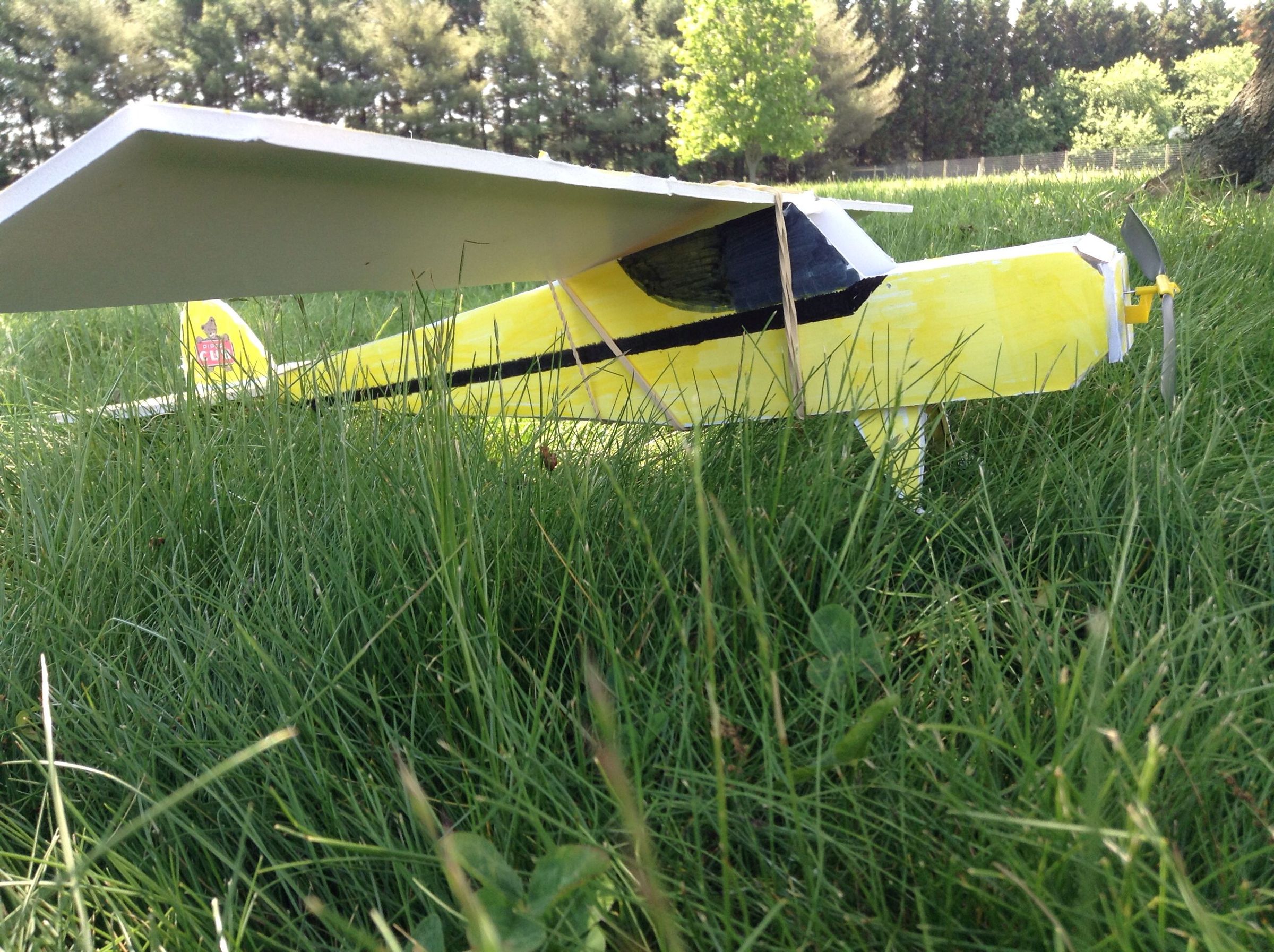 Rubber Powered Piper Cub Model : 9 Steps - Instructables