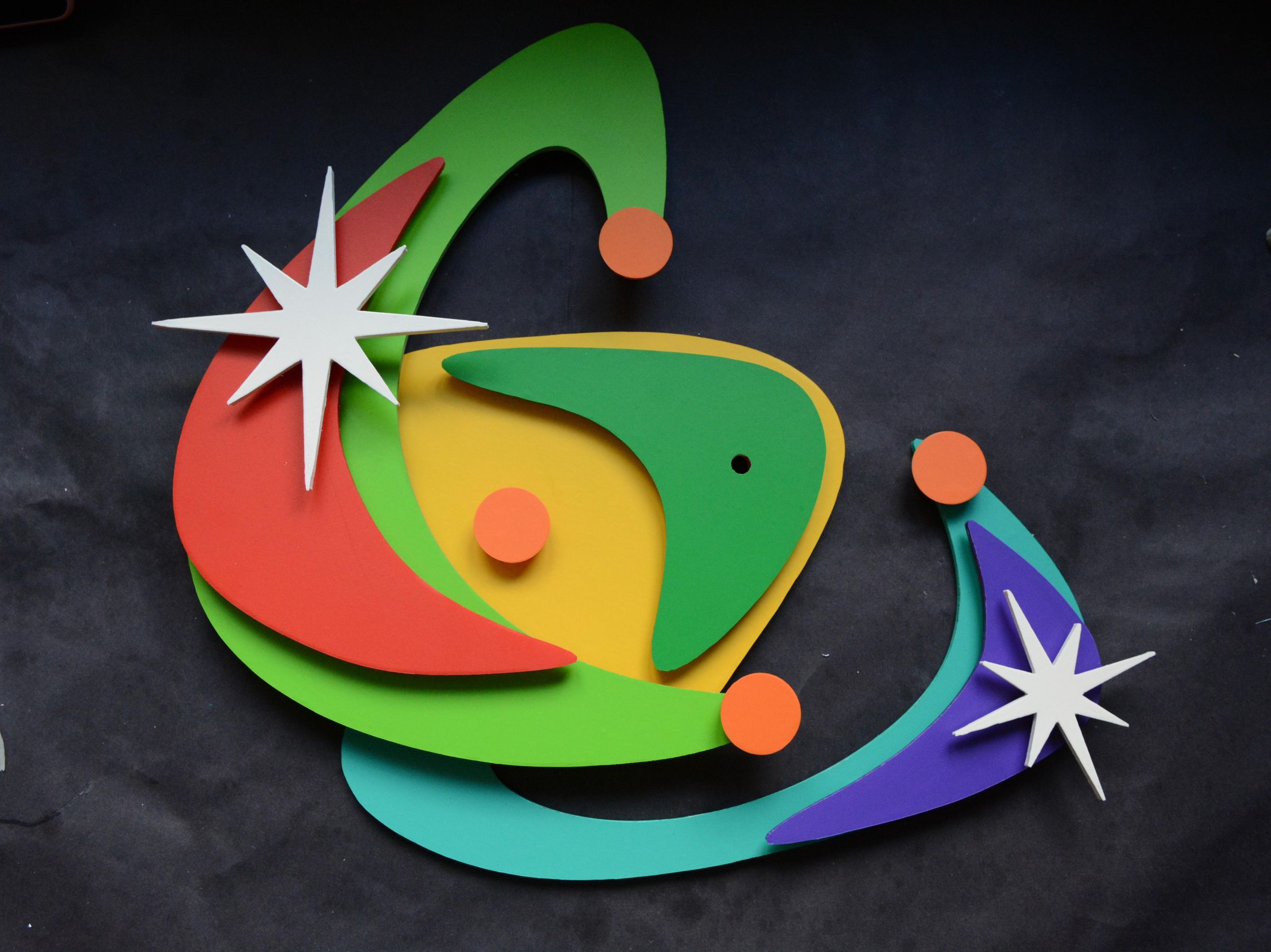 3D Printed Futuristic Space Age Wall Clock : 14 Steps (with Pictures ...