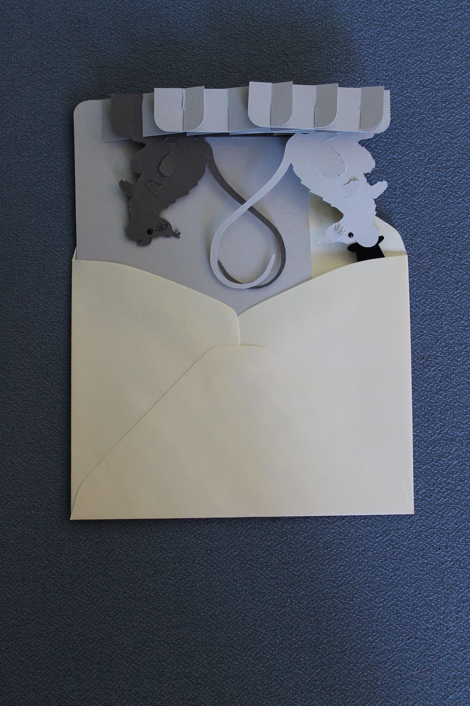 Rats in Love Standing Pop-up Card : 4 Steps (with Pictures) - Instructables