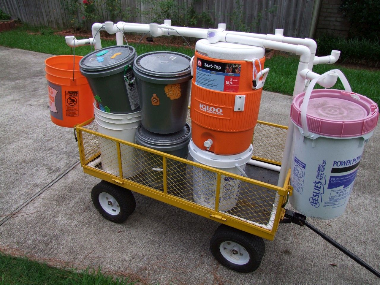 Cub Scout Camp Bucket Transport Wagon : 5 Steps - Instructables