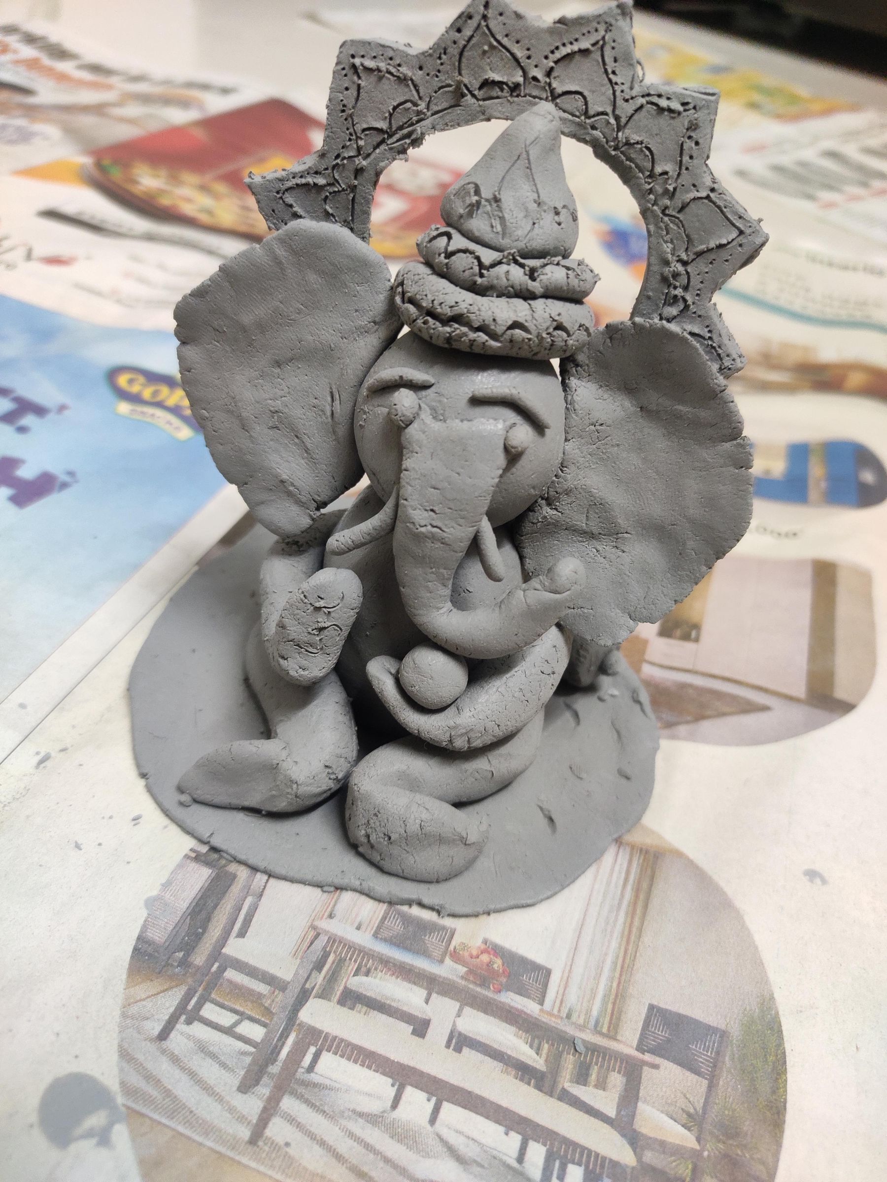 DIY - Making of Lord Ganesha at Home : 11 Steps (with Pictures ...