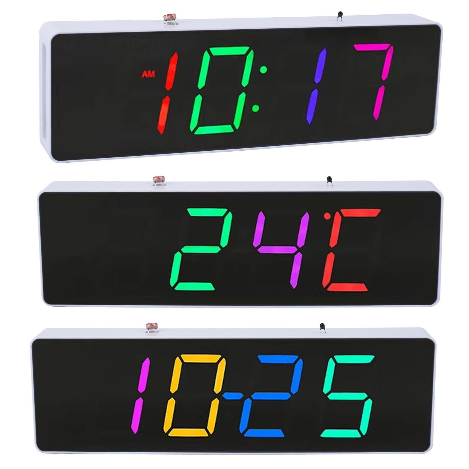 Colorful LED Electronic Clock Kit Soldering Project : 20 Steps ...