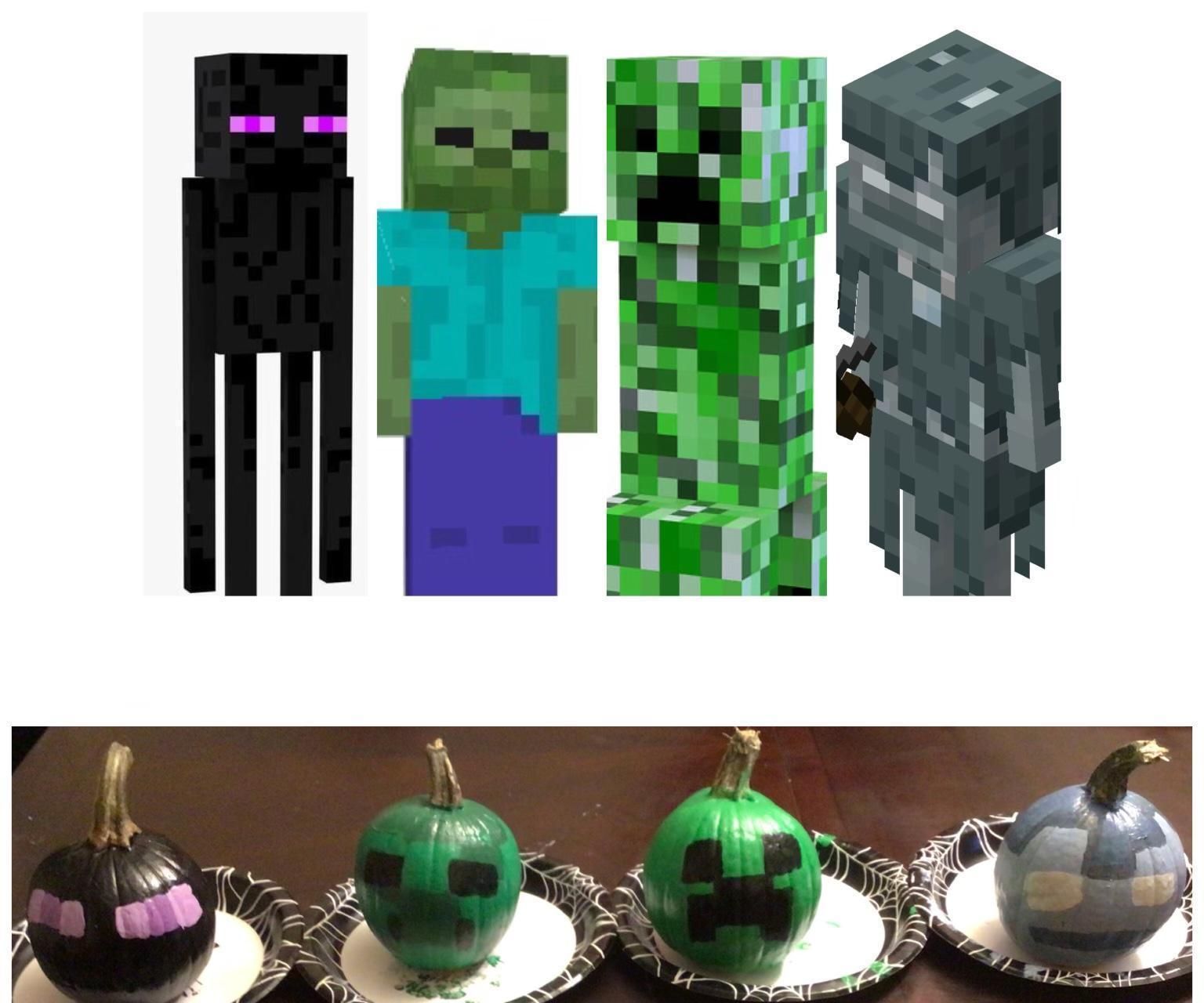 How to Make Minecraft-Themed Pumpkins : 5 Steps - Instructables