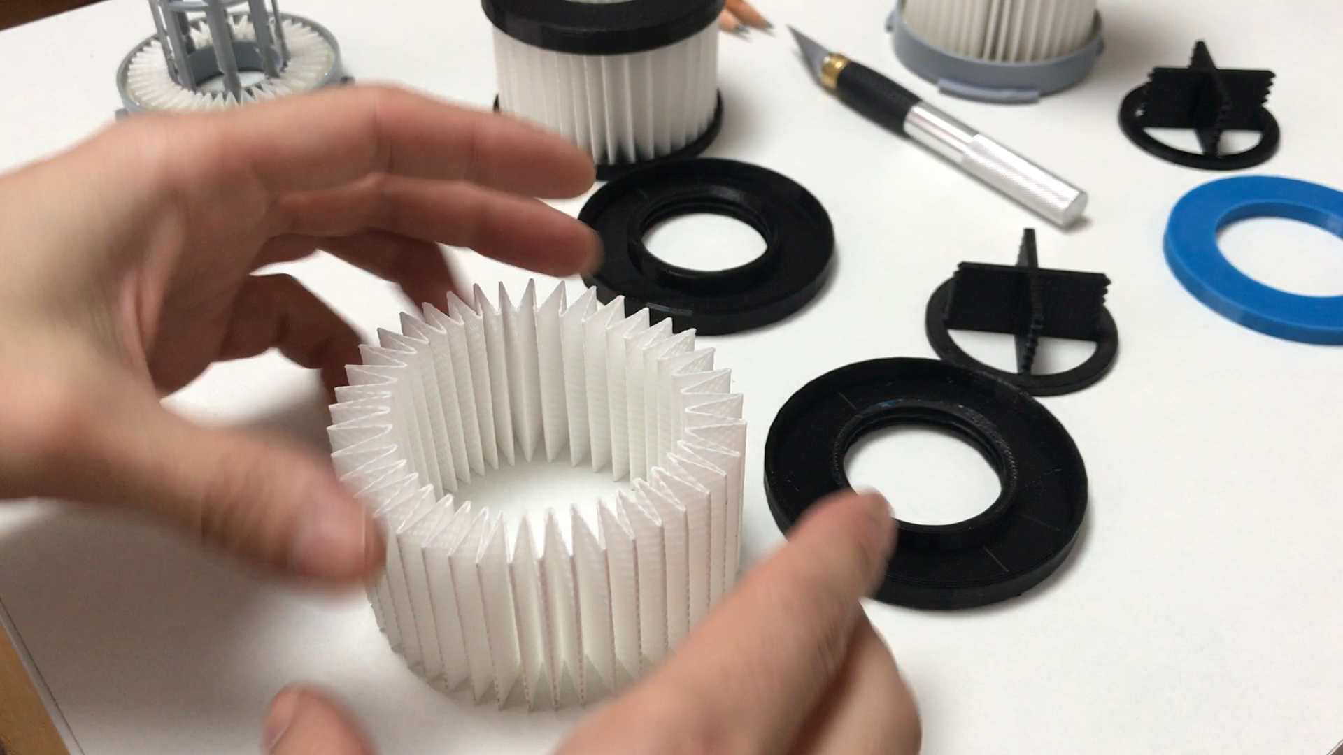 DIY Universal HEPA Filter Prototype Made With Open Source 3D Printed ...