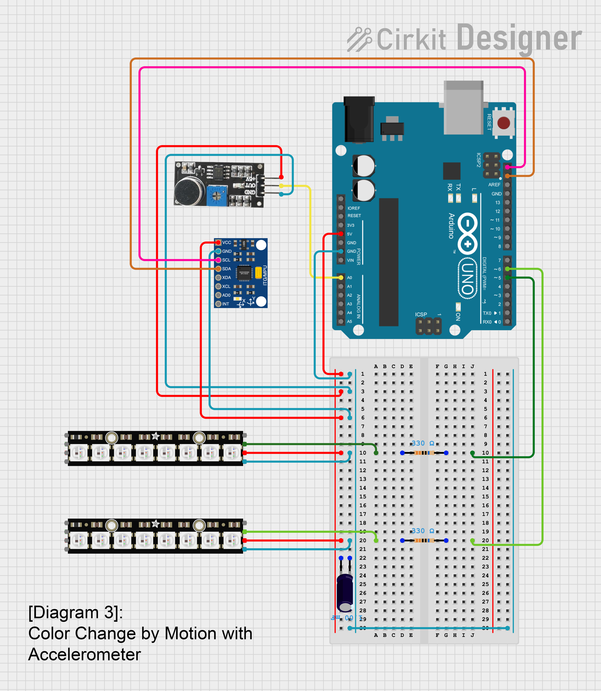 Arduino Wearable LED Strip Music Visualizer : 4 Steps - Instructables
