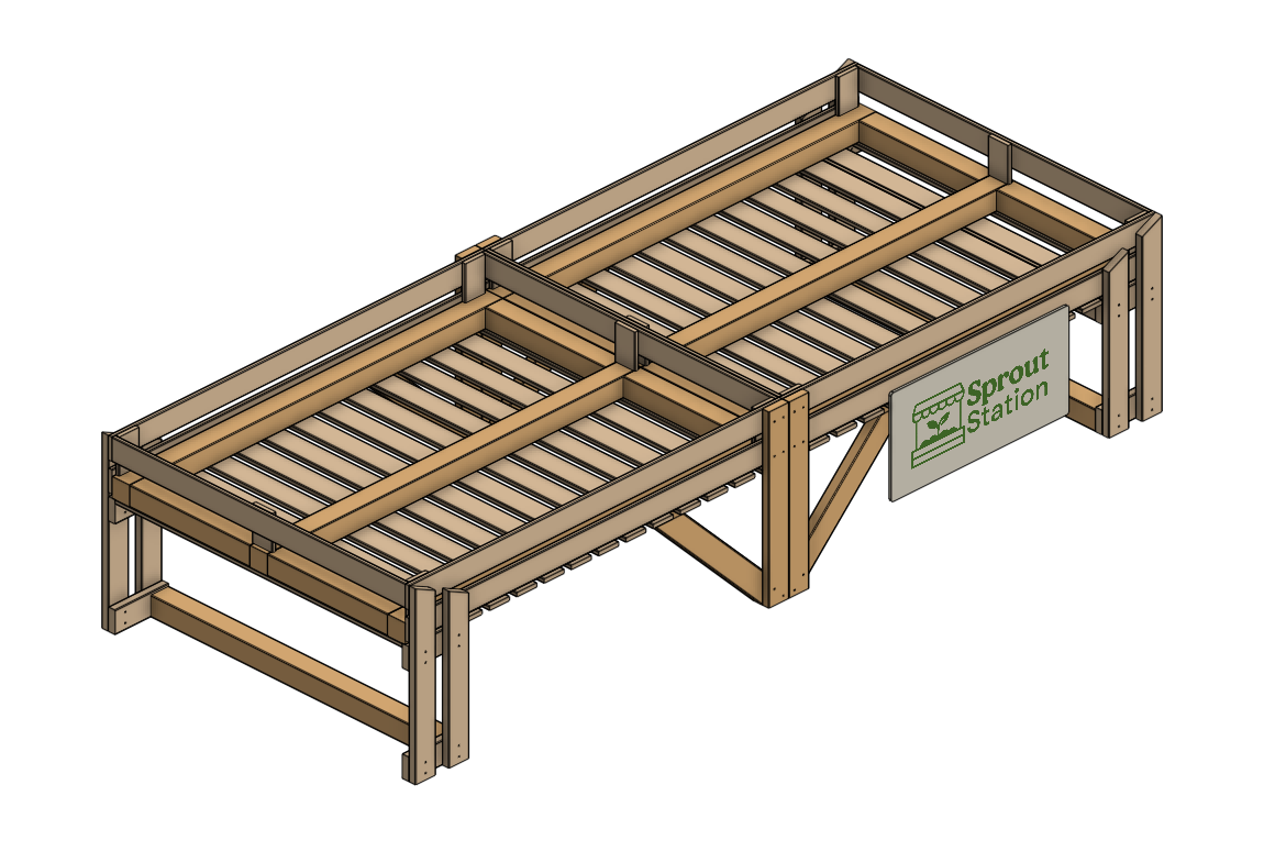 SPROUT STATION: Farmers Market Stand to Garden Bed : 11 Steps (with ...