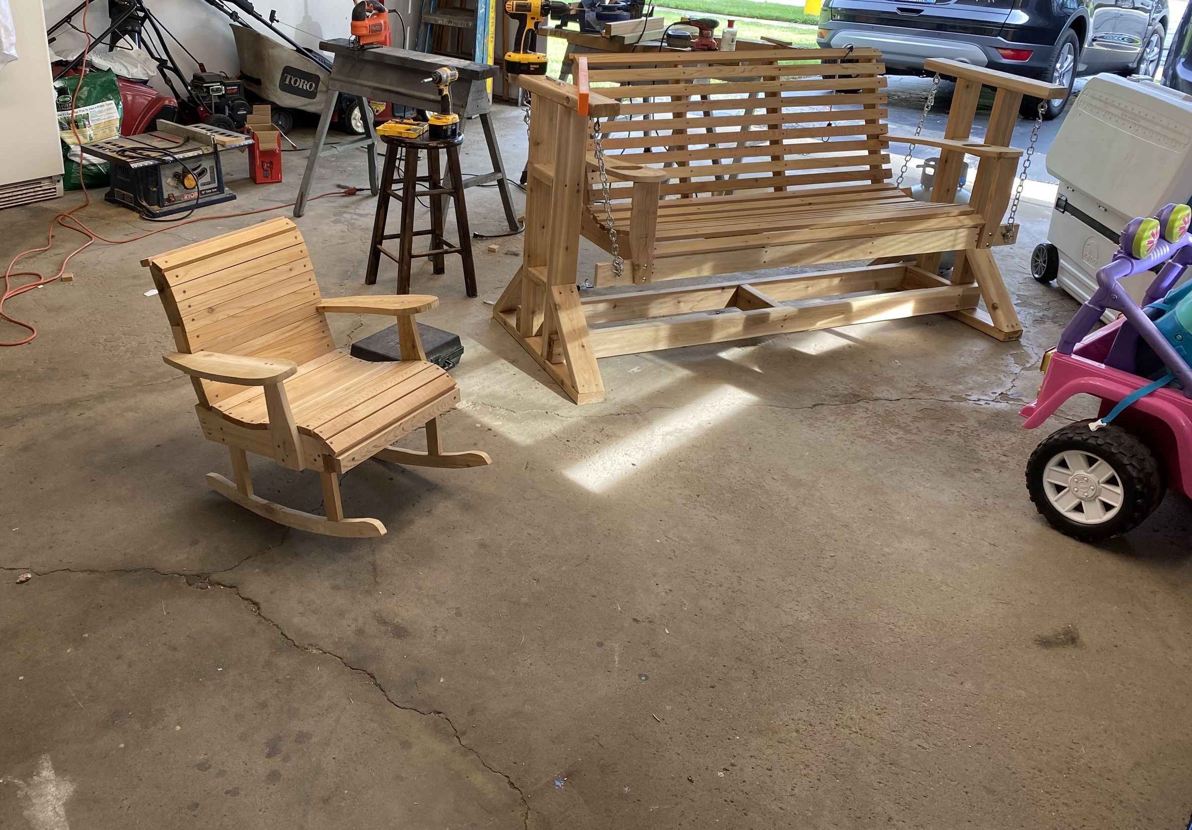 DIY Porch Swing (Free Templates!) : 17 Steps (with Pictures ...