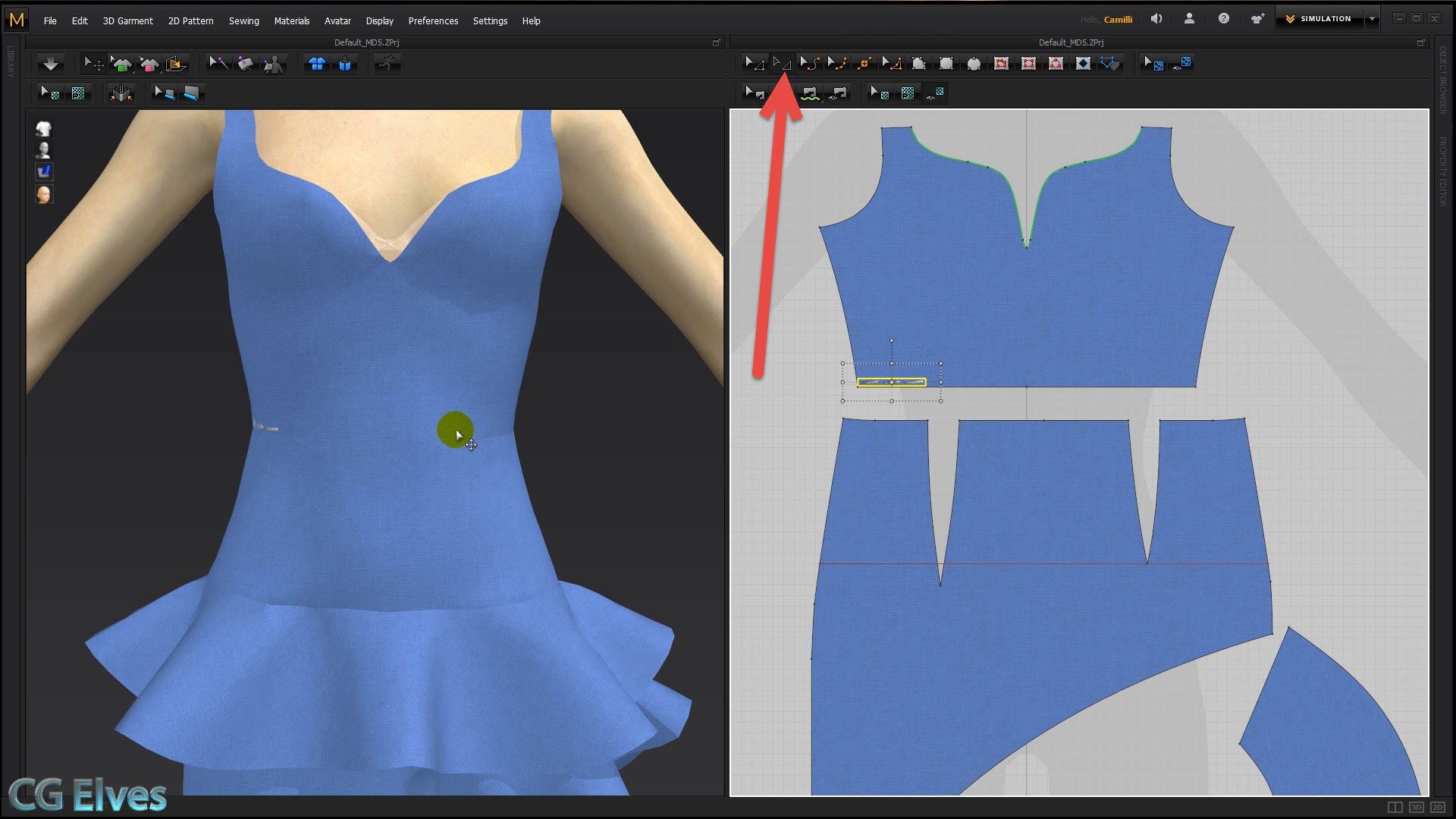 Marvelous Designer Tutorial for Beginners How to Make Stitches for Your ...