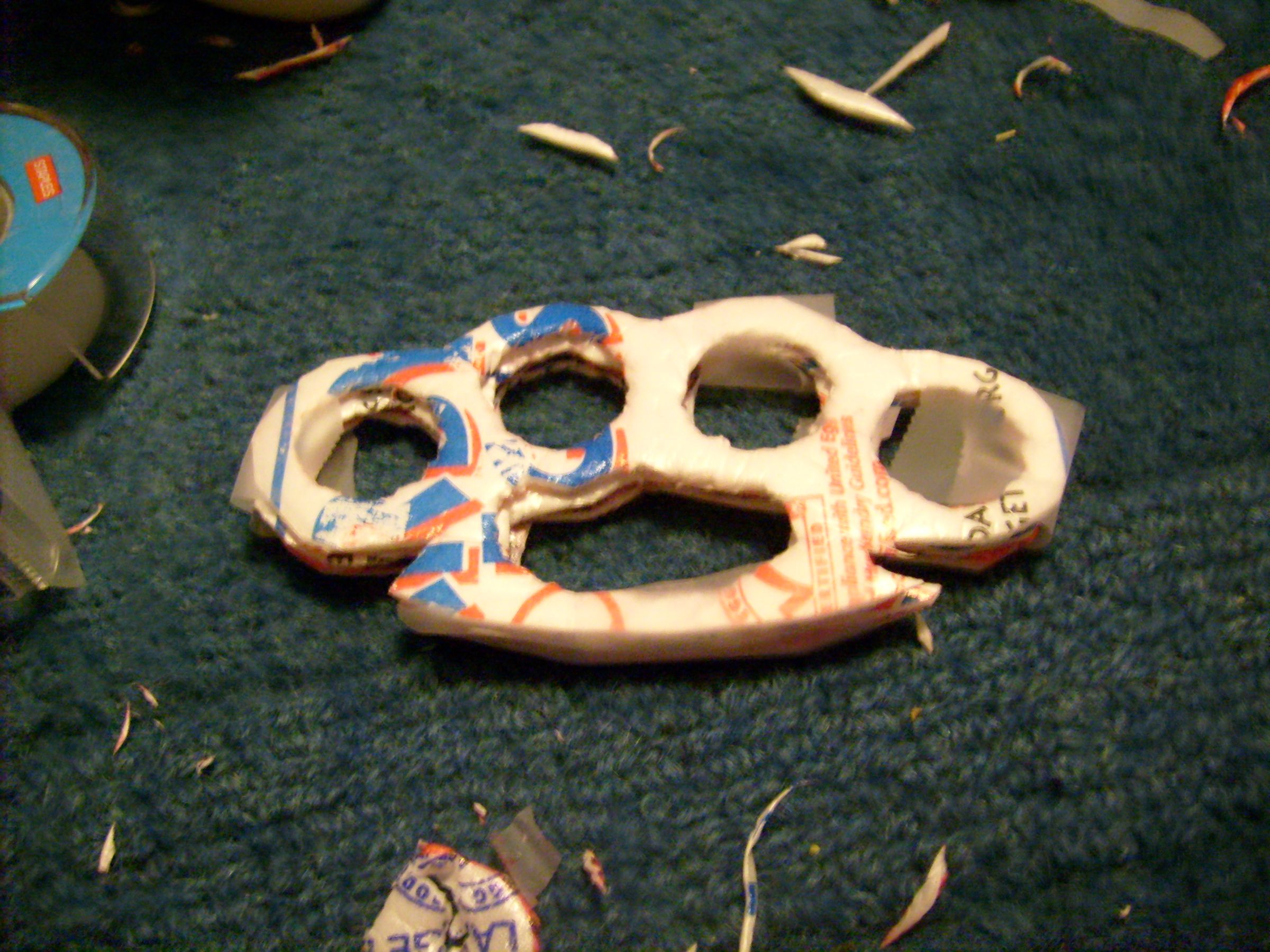 Fake Brass Knuckles : 9 Steps - Instructables