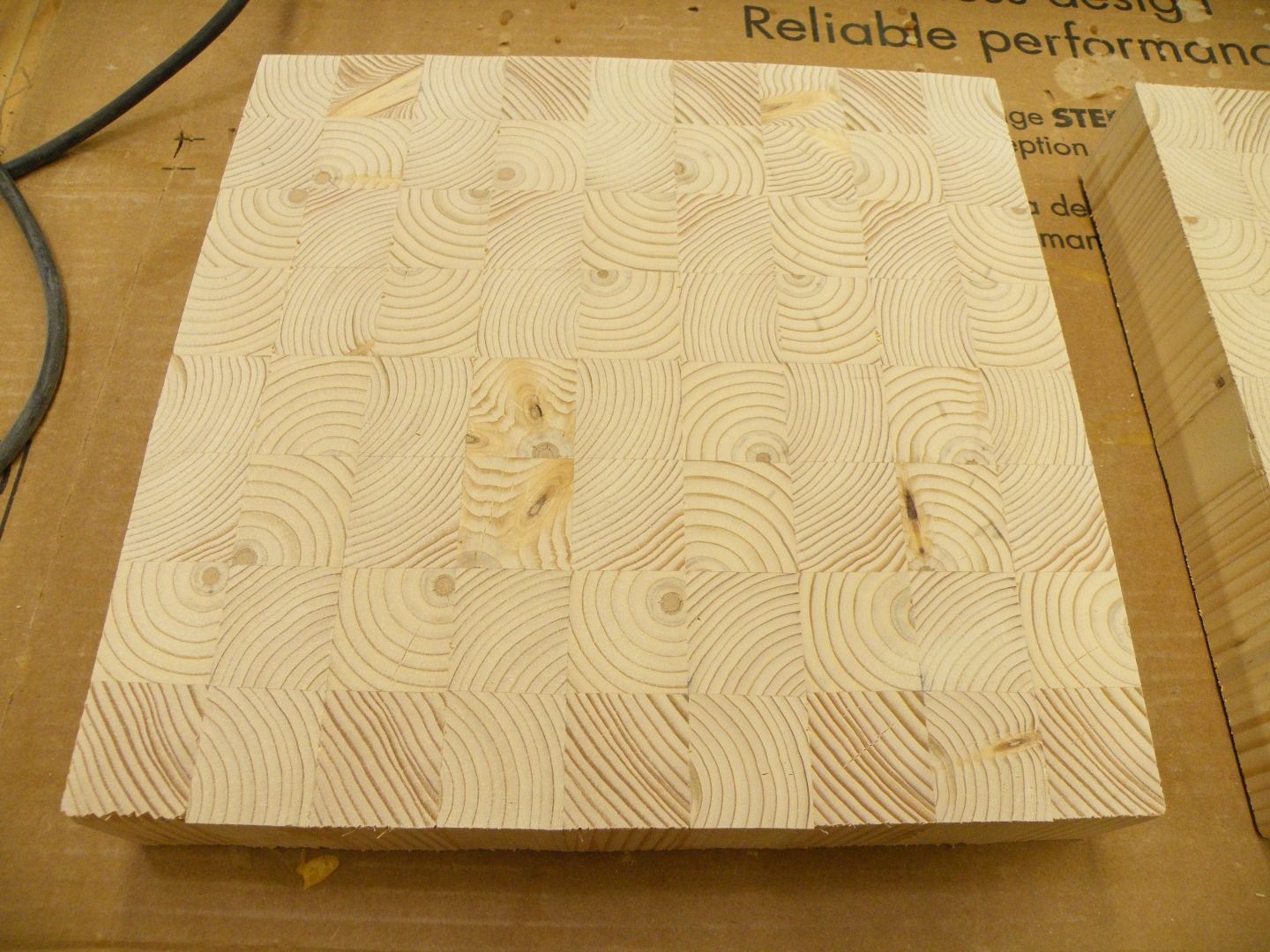 2x4 End Grain Cutting Board / Butcher Block : 13 Steps (with Pictures ...