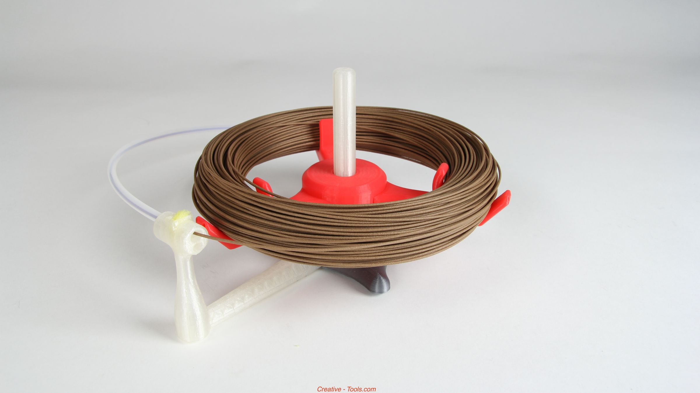 Universal Stand-alone Filament Spool Holder (Fully 3D-printable) : 11 ...