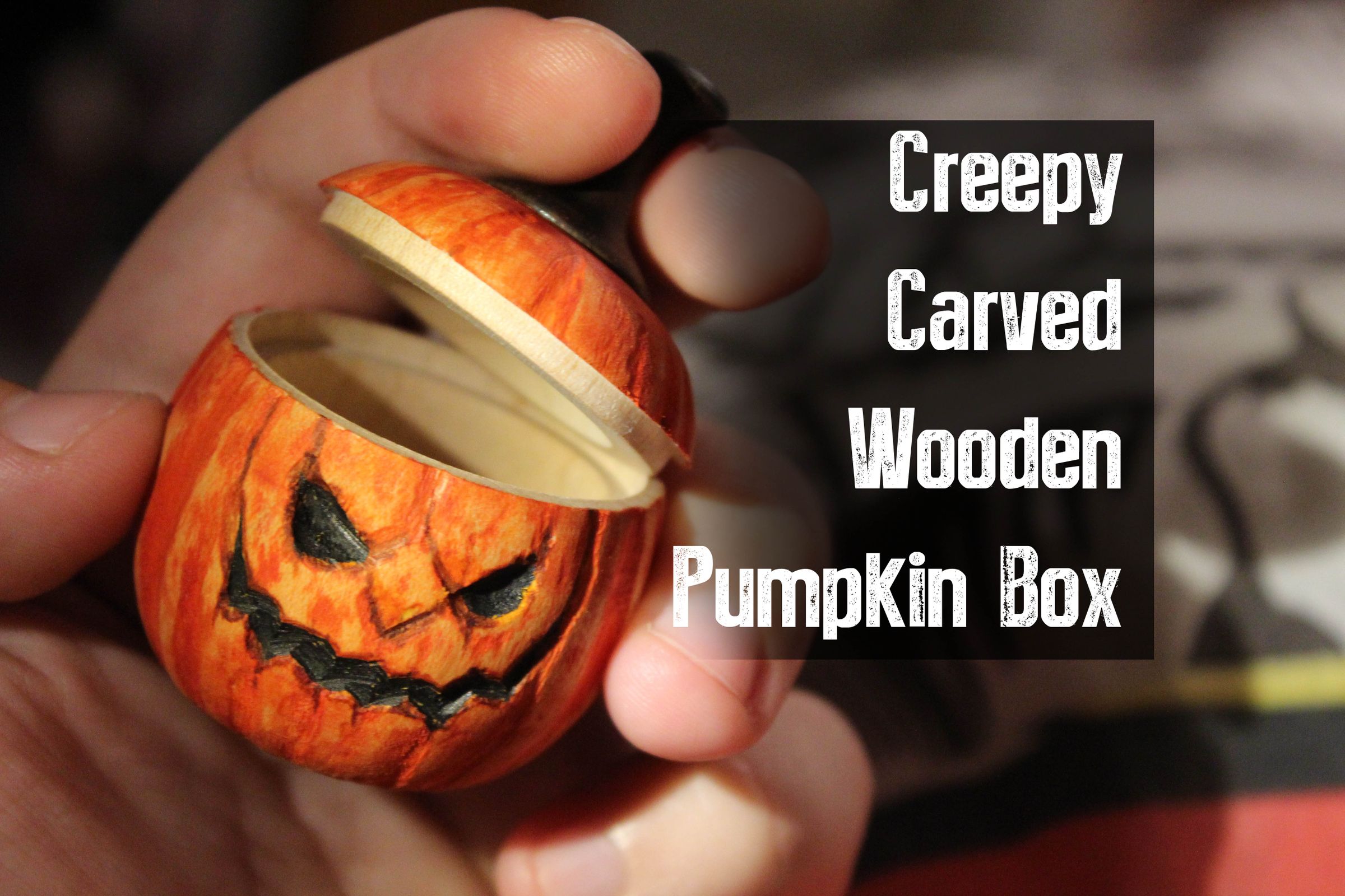 Carved Wooden Pumpkin Box : 6 Steps (with Pictures) - Instructables