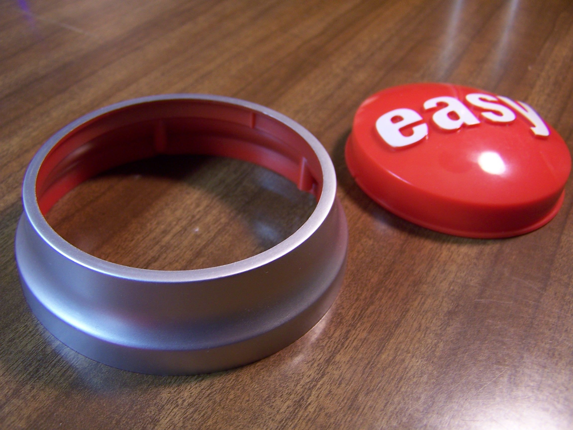 Staples Talking Easy Button - Complete Red/Silver at David Dicken blog