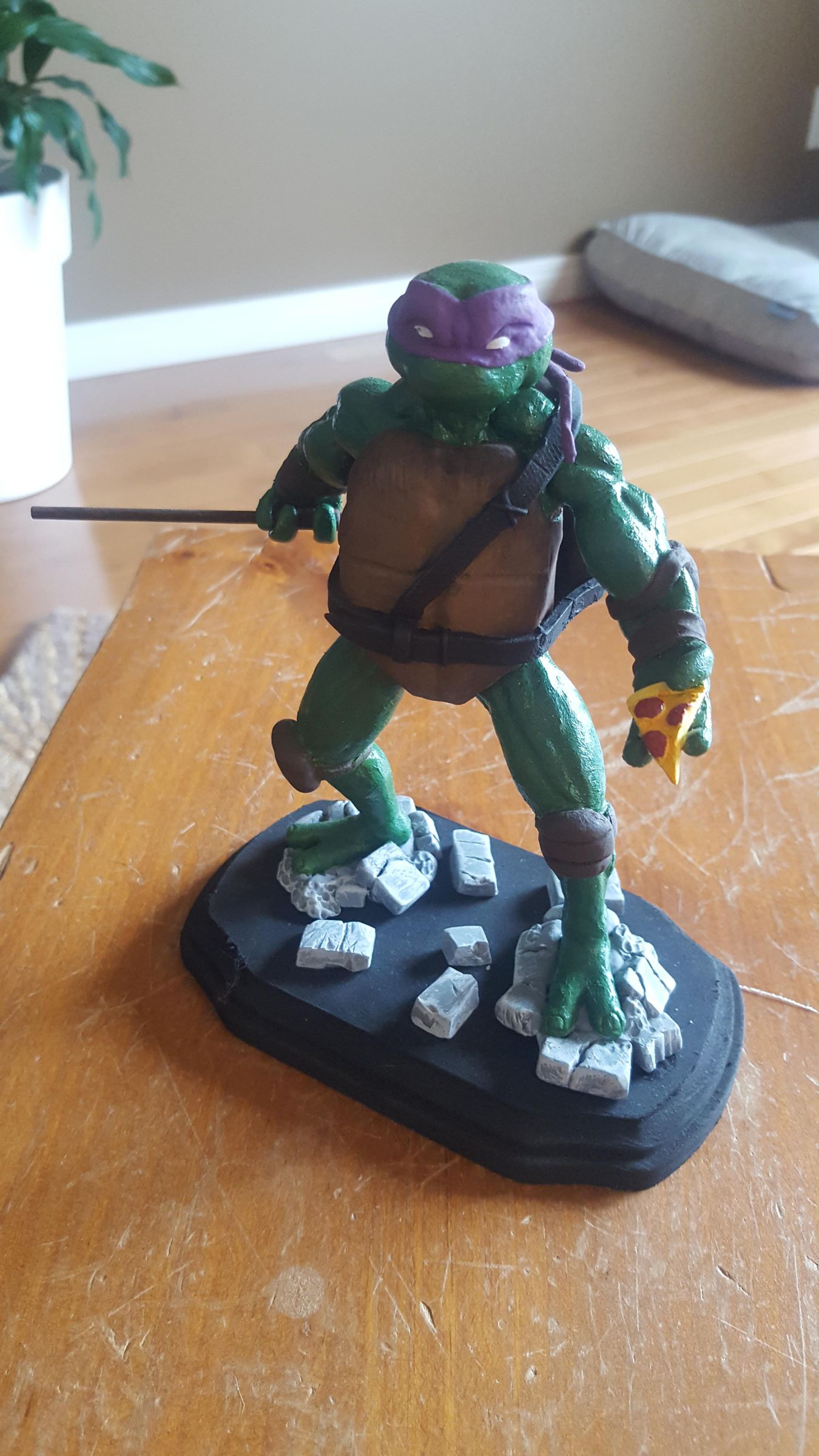How to Make a Figurine Using Clay (Ninja Turtle) : 9 Steps (with ...