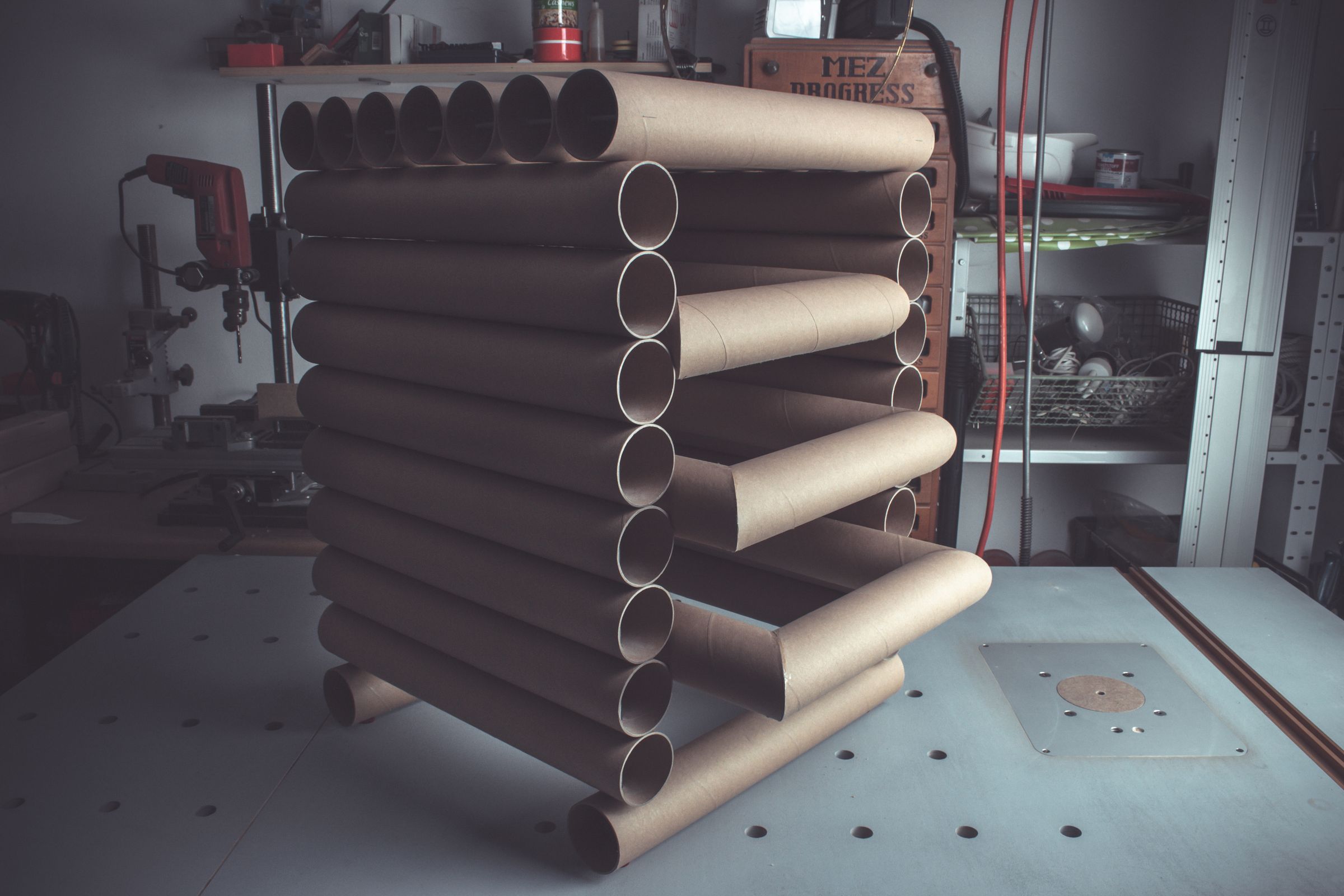 Cardboard Tube Cabinet : 15 Steps (with Pictures) - Instructables