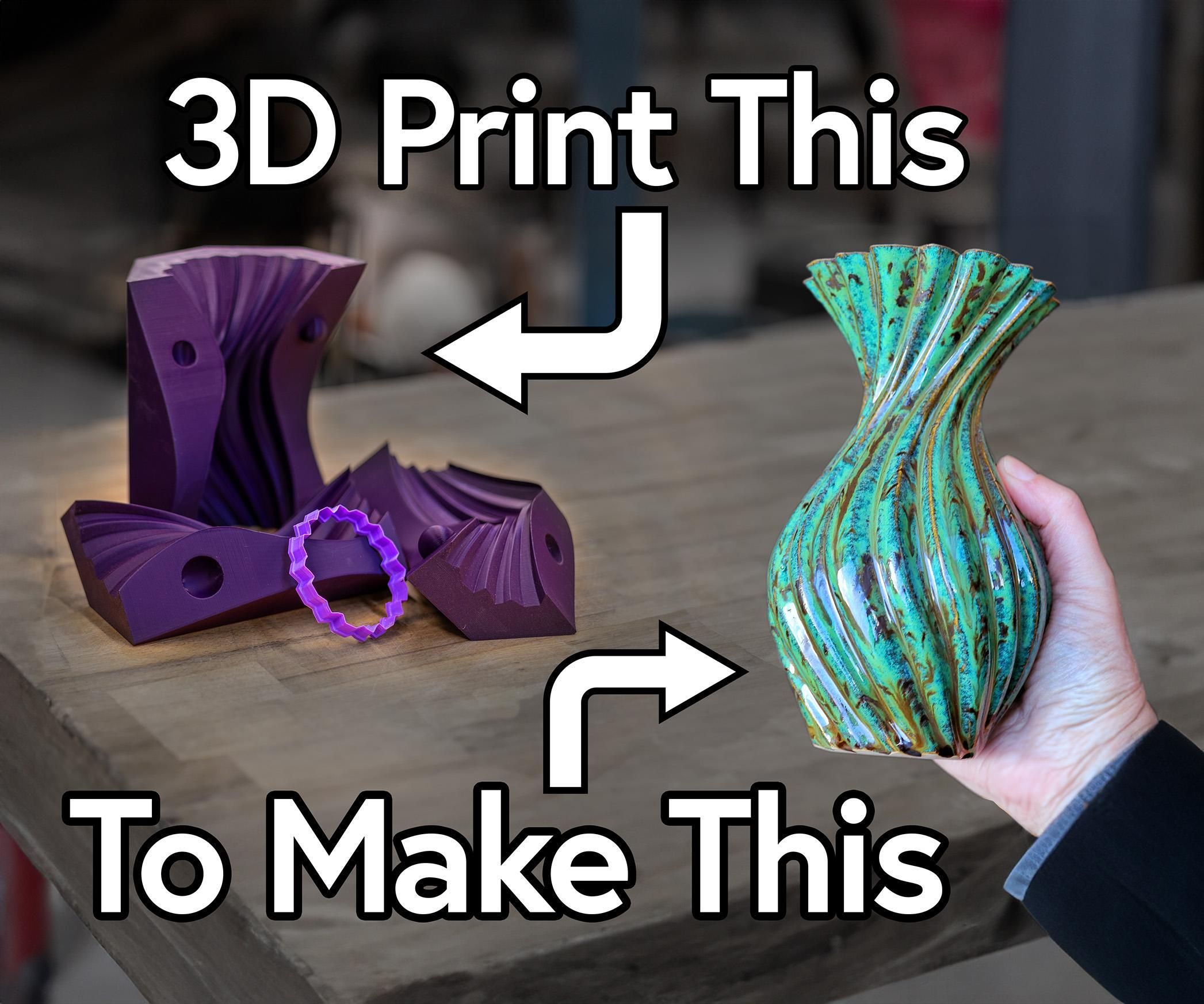 3D Printed Moulds for Slab Built Ceramic Art! : 13 Steps (with Pictures ...