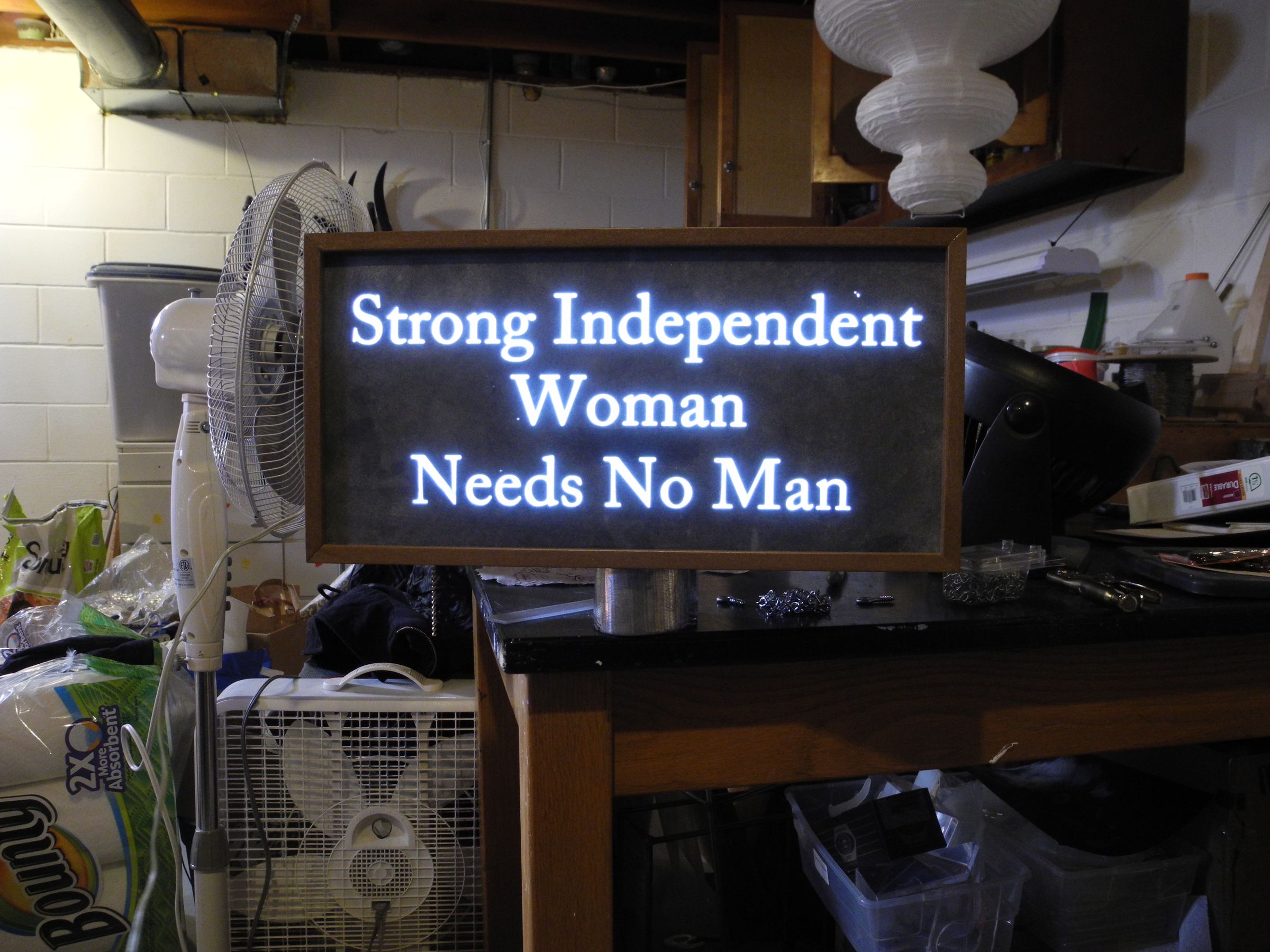 Backlit Sign : 4 Steps (with Pictures) - Instructables