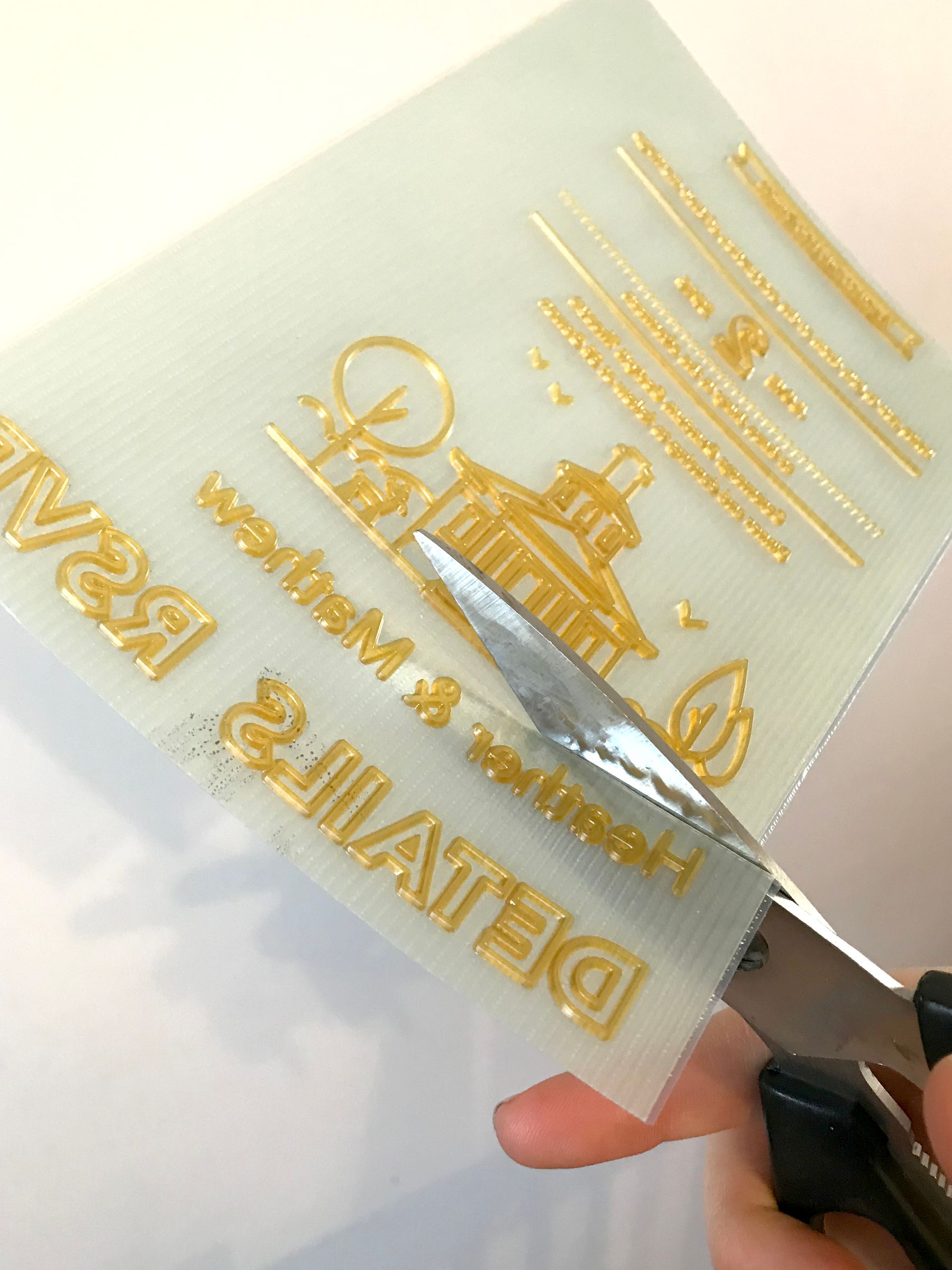 How to Make Affordable DIY Letterpress Wedding Invitations : 10 Steps ...