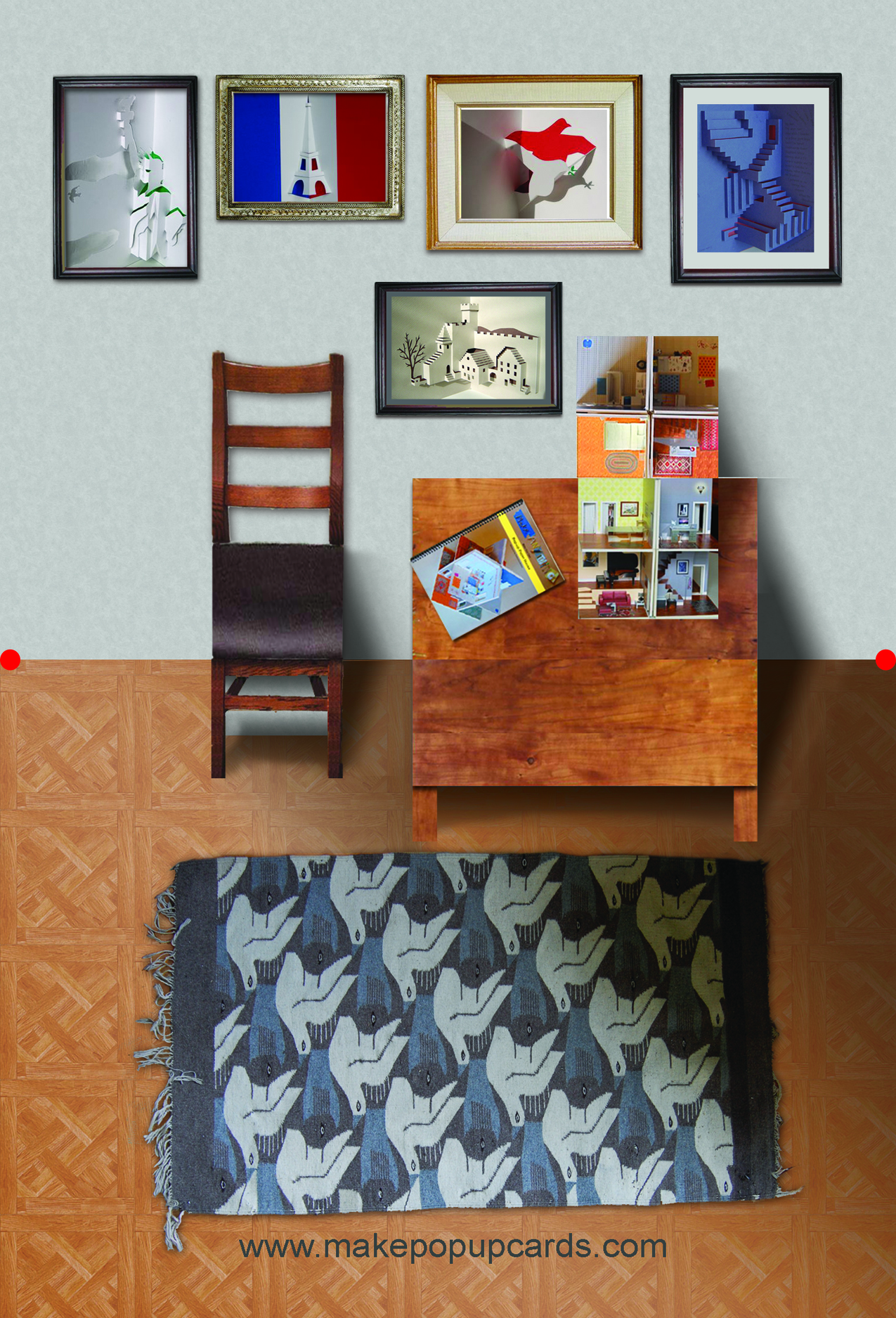 Super Easy Pop-up Room : 12 Steps (with Pictures) - Instructables