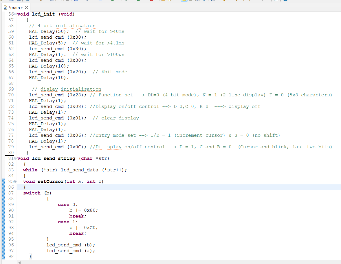 Interfacing 16x2 LCD Display With STM32 Board : 5 Steps - Instructables