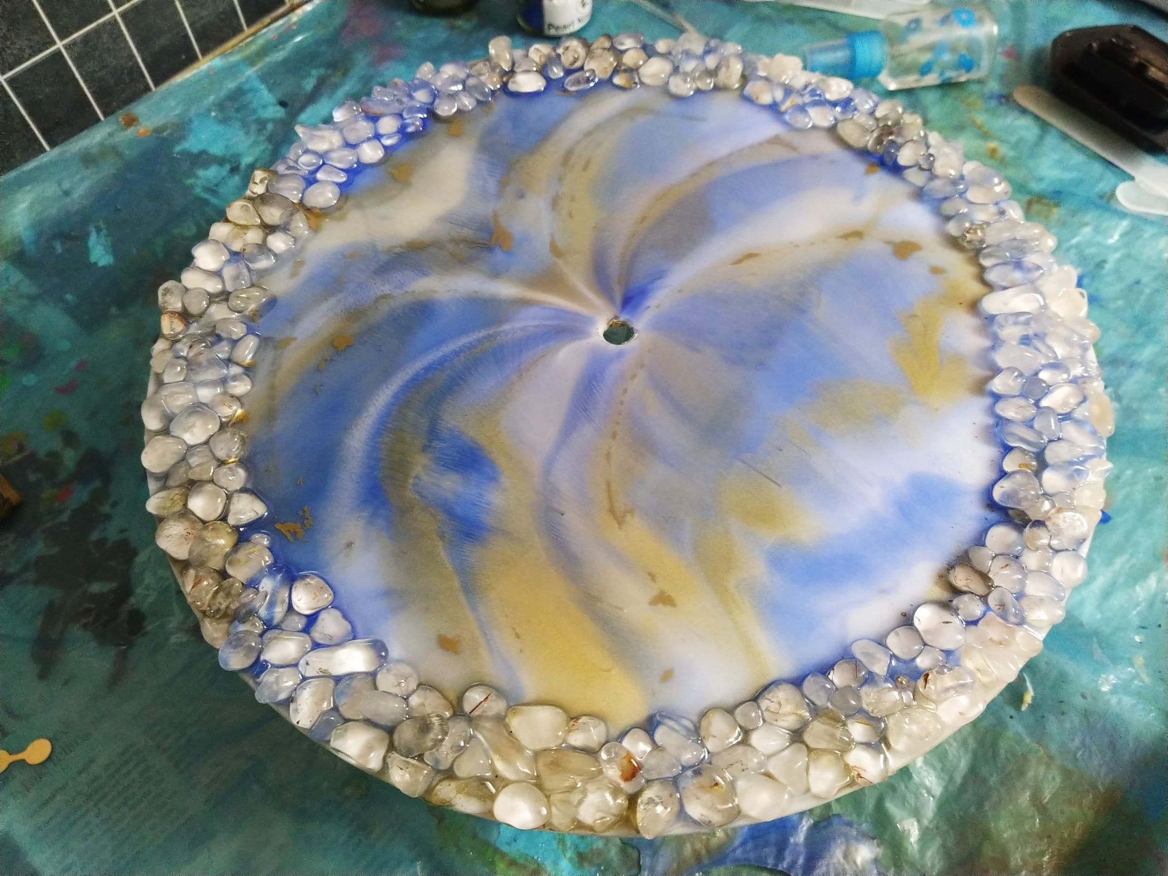 Geode Resin Clock on Acrylic Base : 14 Steps (with Pictures ...