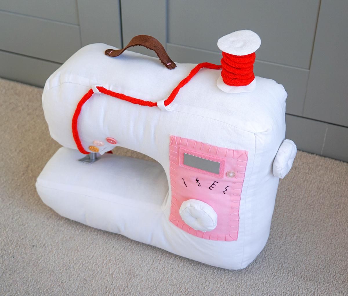 DIY Fabric Sewing Machine! | Fun Stuffed Toy Sewing Project : 16 Steps ...