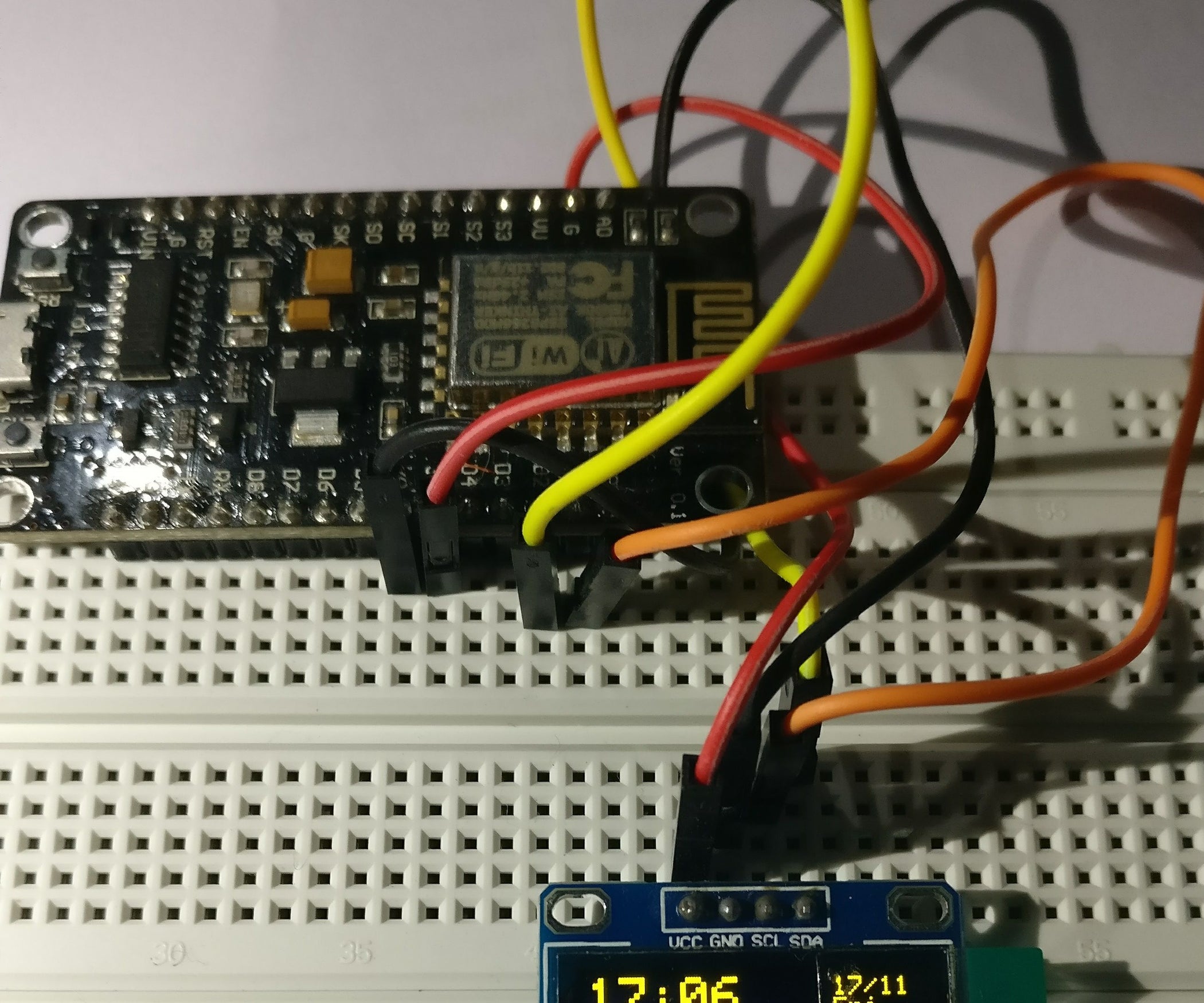 ESP8266 Based Network Clock and Weather Monitor : 3 Steps (with Pictures) - Instructables