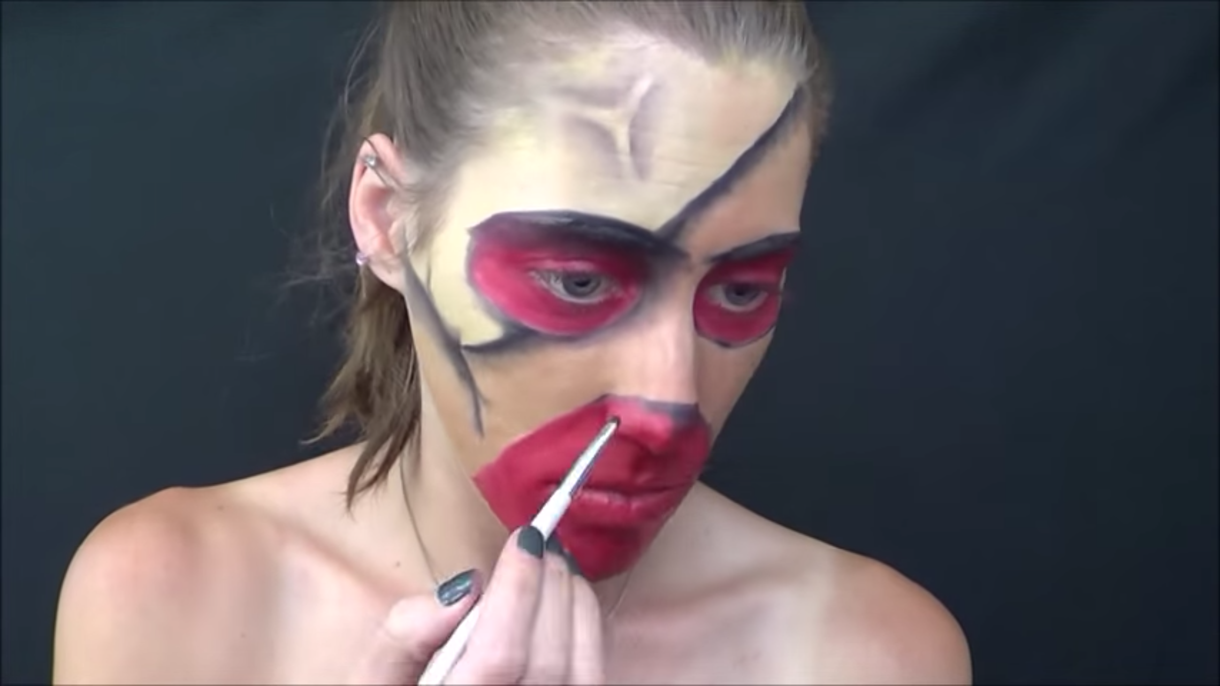 Fallout 3 Ghoul Mask Makeup Transformation : 12 Steps (with Pictures ...