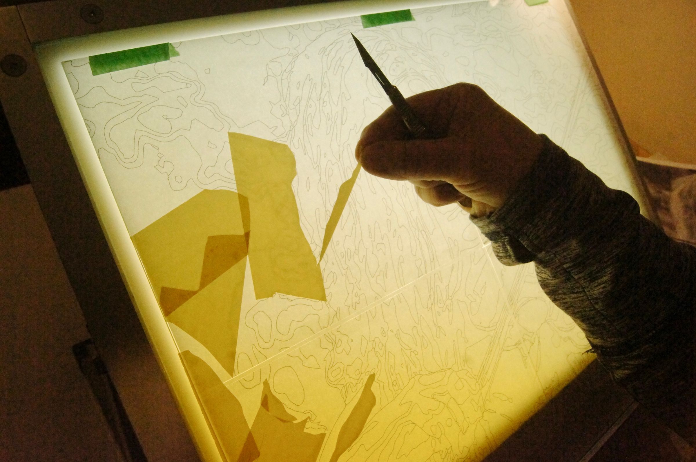 Packing Tape Masterpiece Window Art : 7 Steps (with Pictures ...