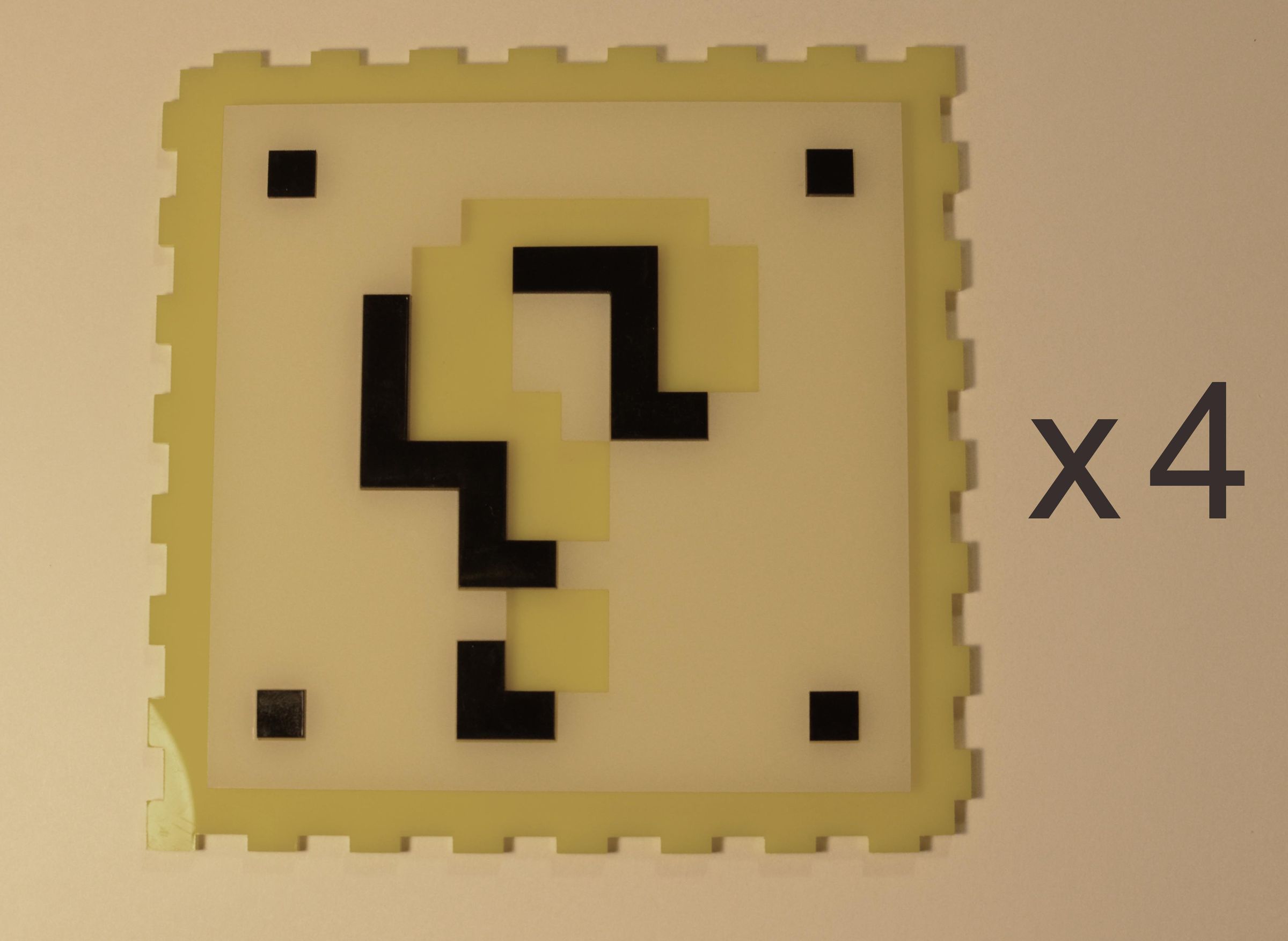Assemble a Super Mario Brothers Coin Block Lamp : 15 Steps (with ...