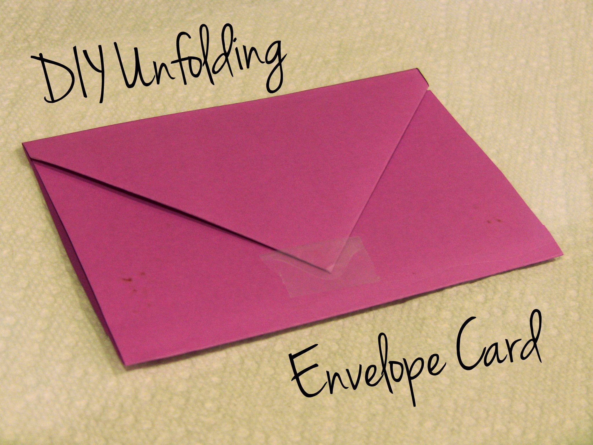 V-Day Unfolding Envelope Card : 4 Steps (with Pictures) - Instructables