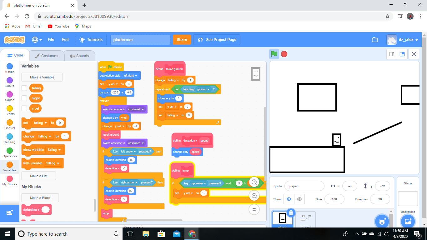 How to Make a Platformer on Scratch : 6 Steps (with Pictures ...