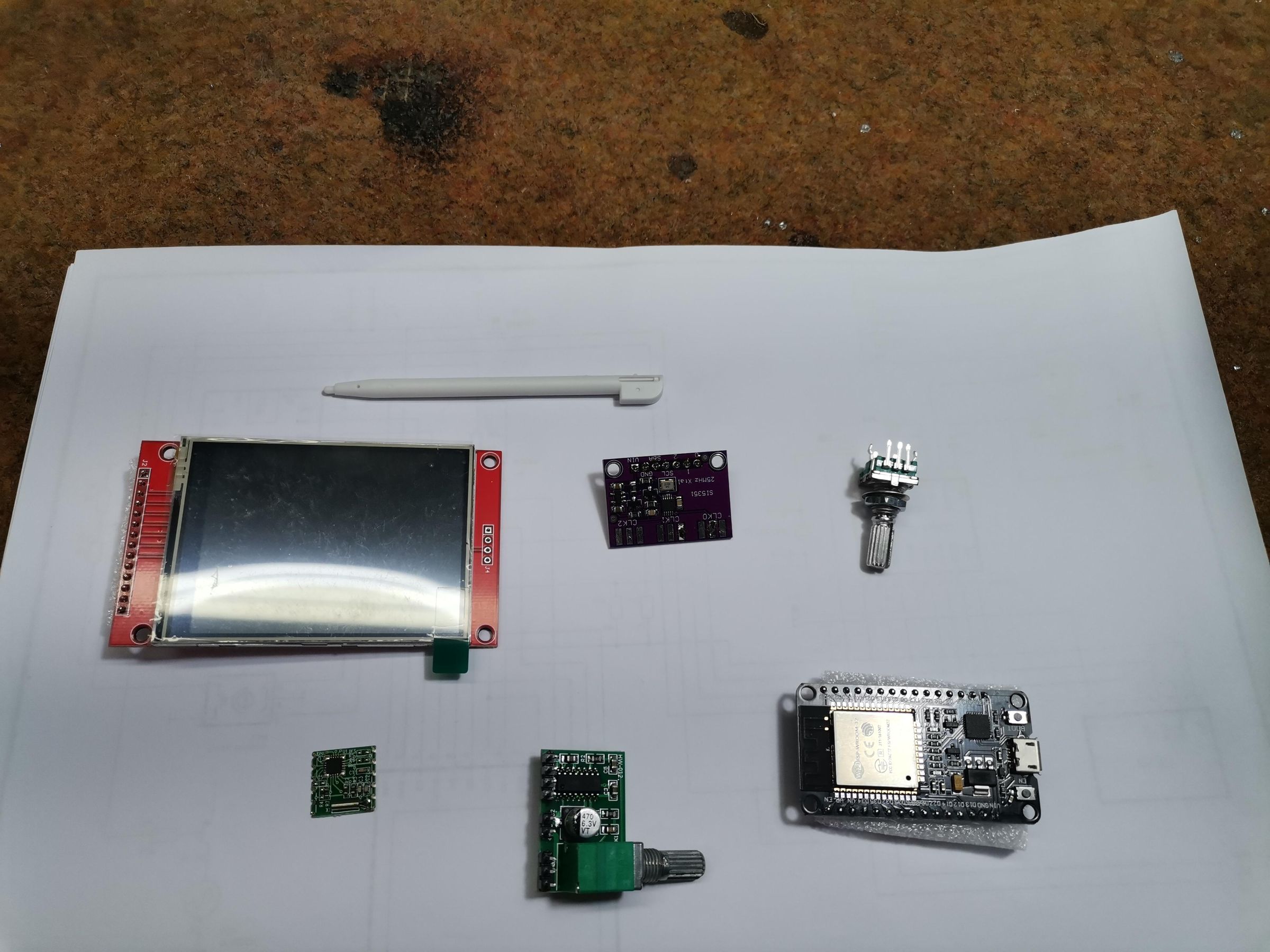 DIY Si47xx All Band DSP Radio With 2.8 Inch Touch TFT Display : 4 Steps ...