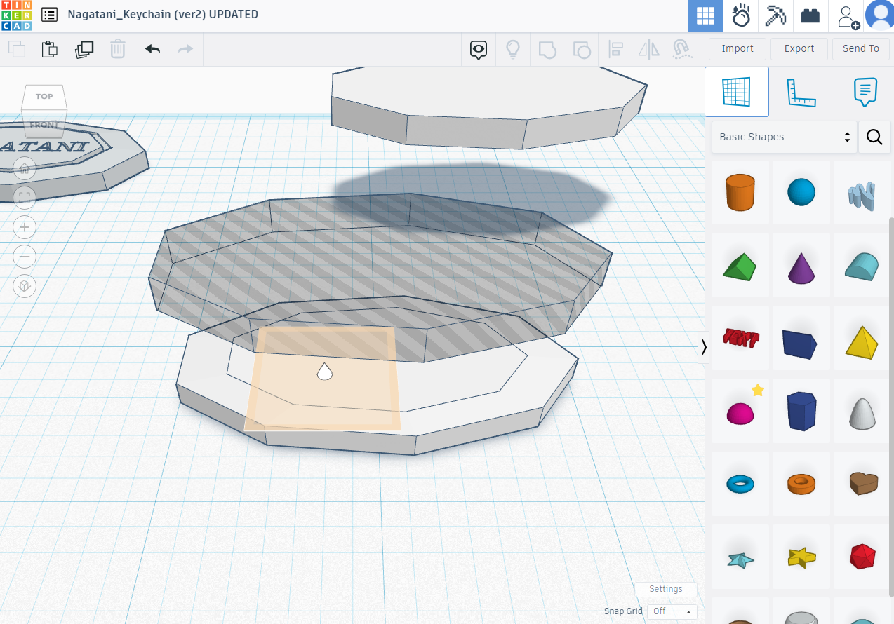 Introduction to Tinkercad: Name Keychain : 13 Steps (with Pictures) - Instructables