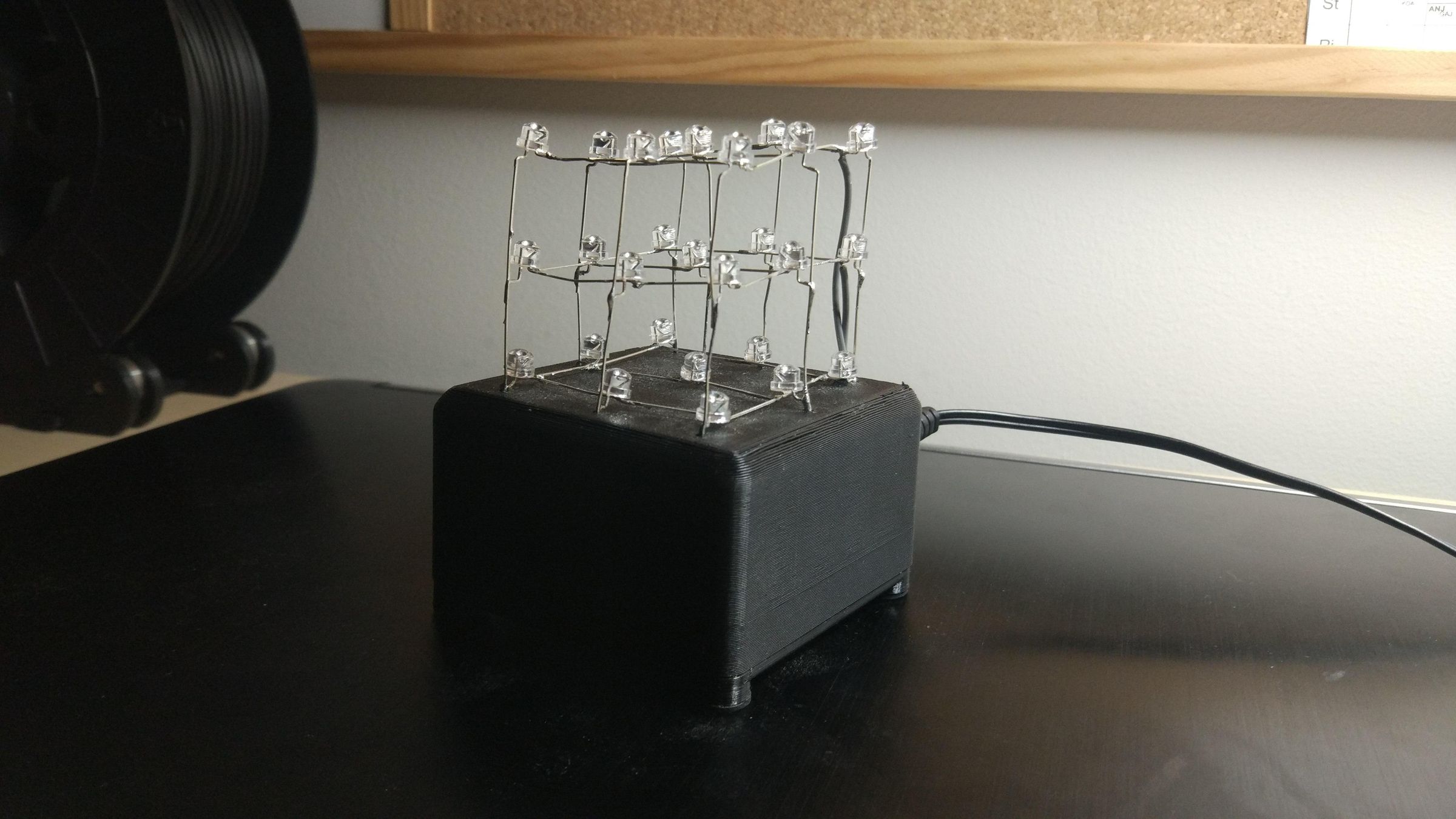 3x3x3 LED Cube : 6 Steps - Instructables