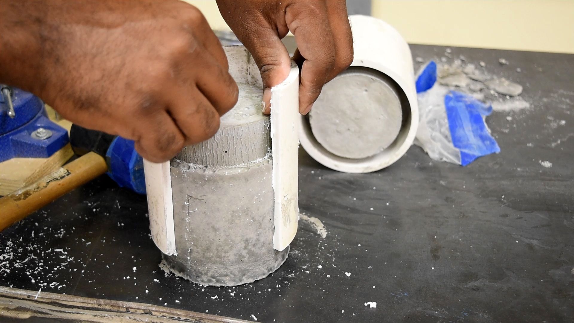 DIY Concrete Lamp - LED String Light : 9 Steps (with Pictures ...