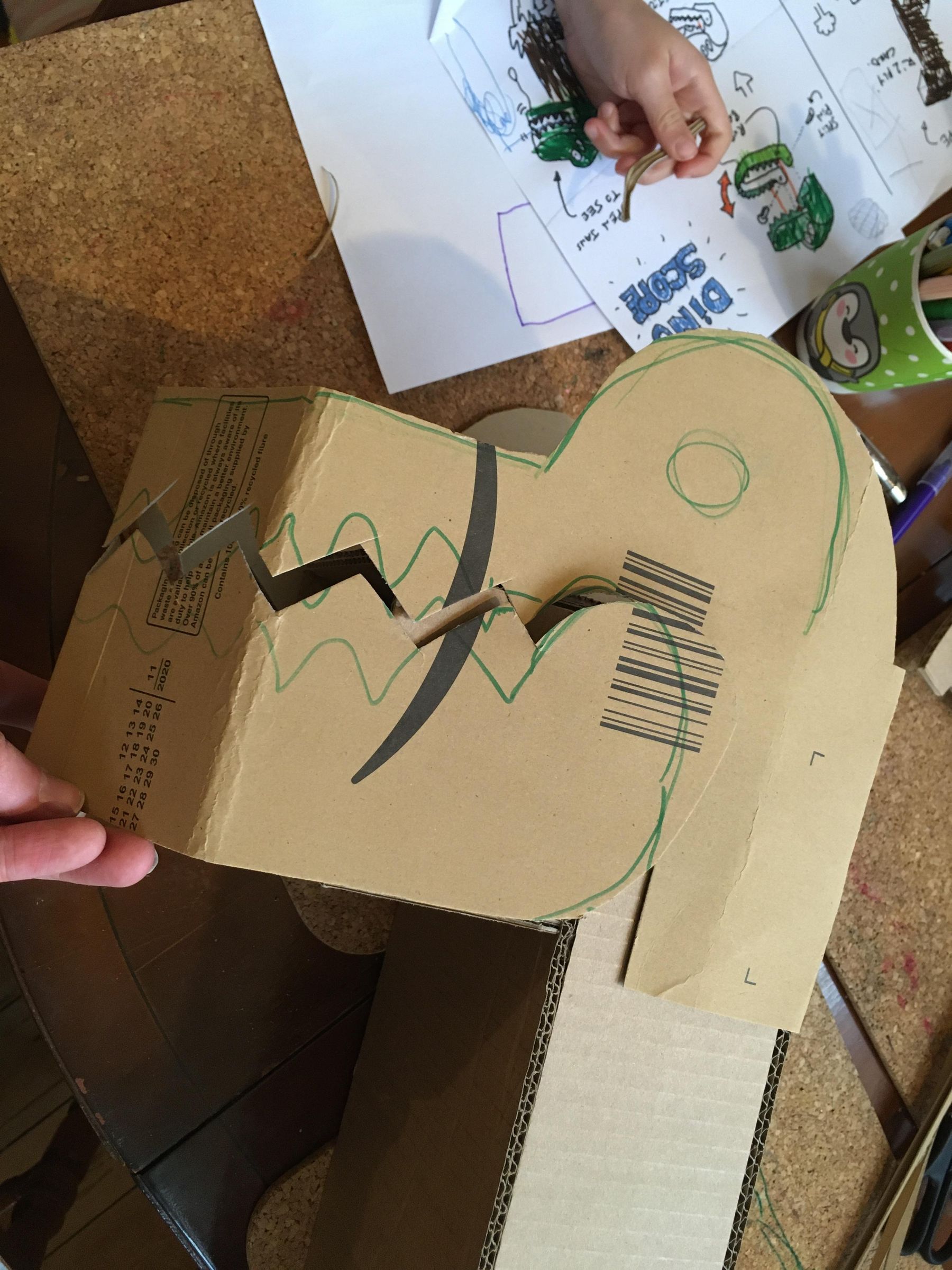 DinoScope: Dinosaur Periscope - Made From Cardboard! : 33 Steps (with ...
