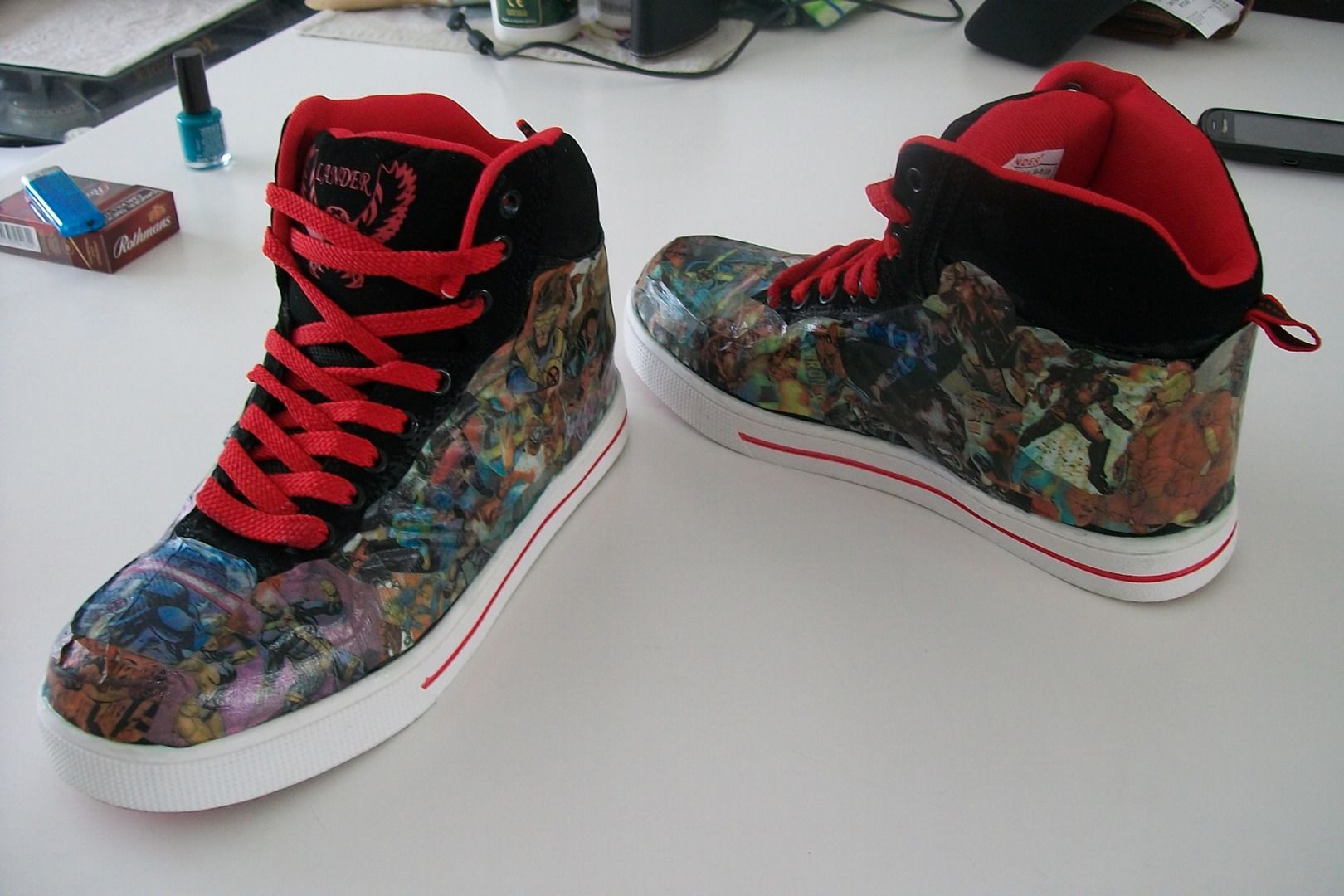 Comic Book Shoes : 5 Steps (with Pictures) - Instructables